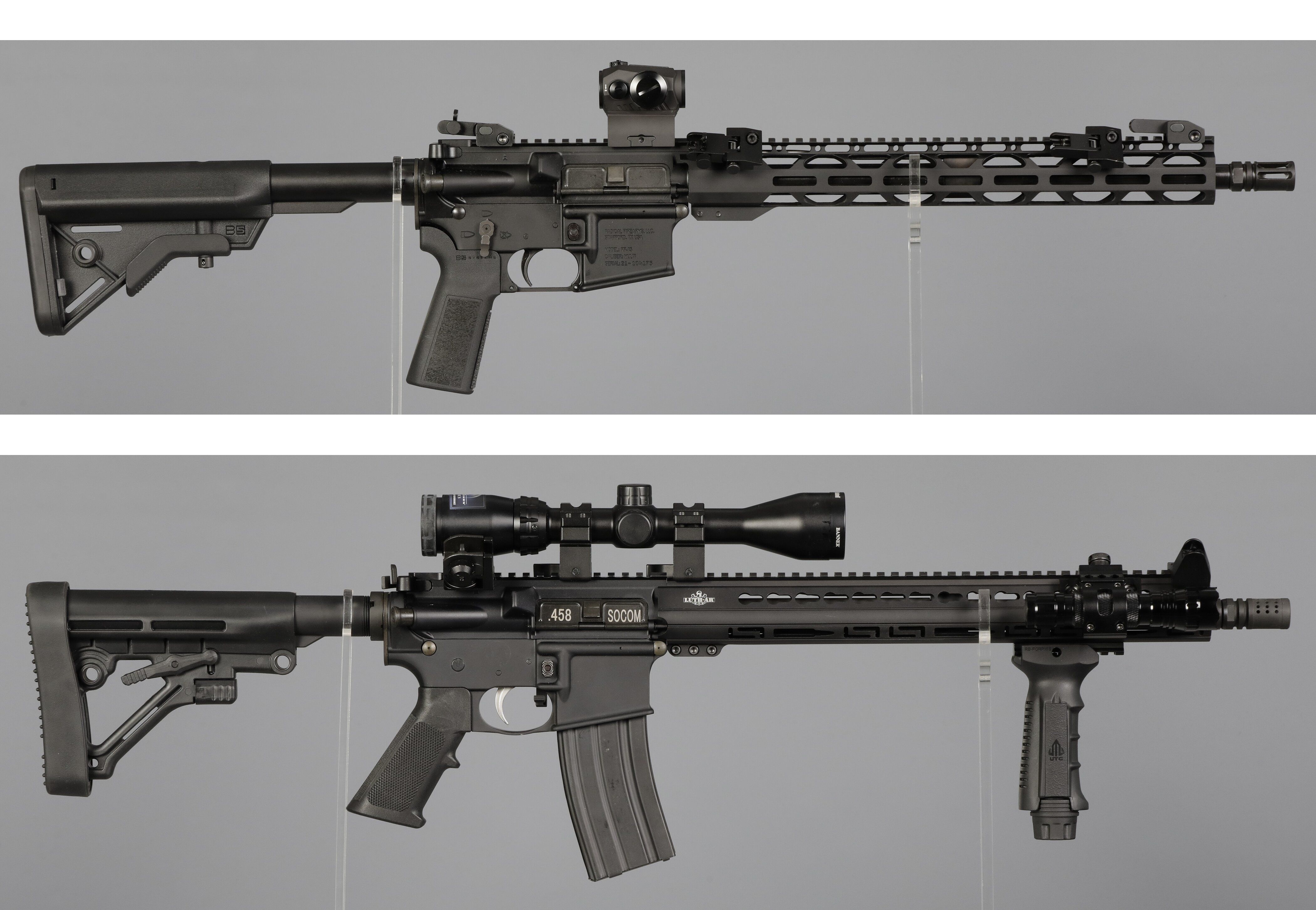 Two AR-15 Pattern Semi-Automatic Rifles | Rock Island Auction
