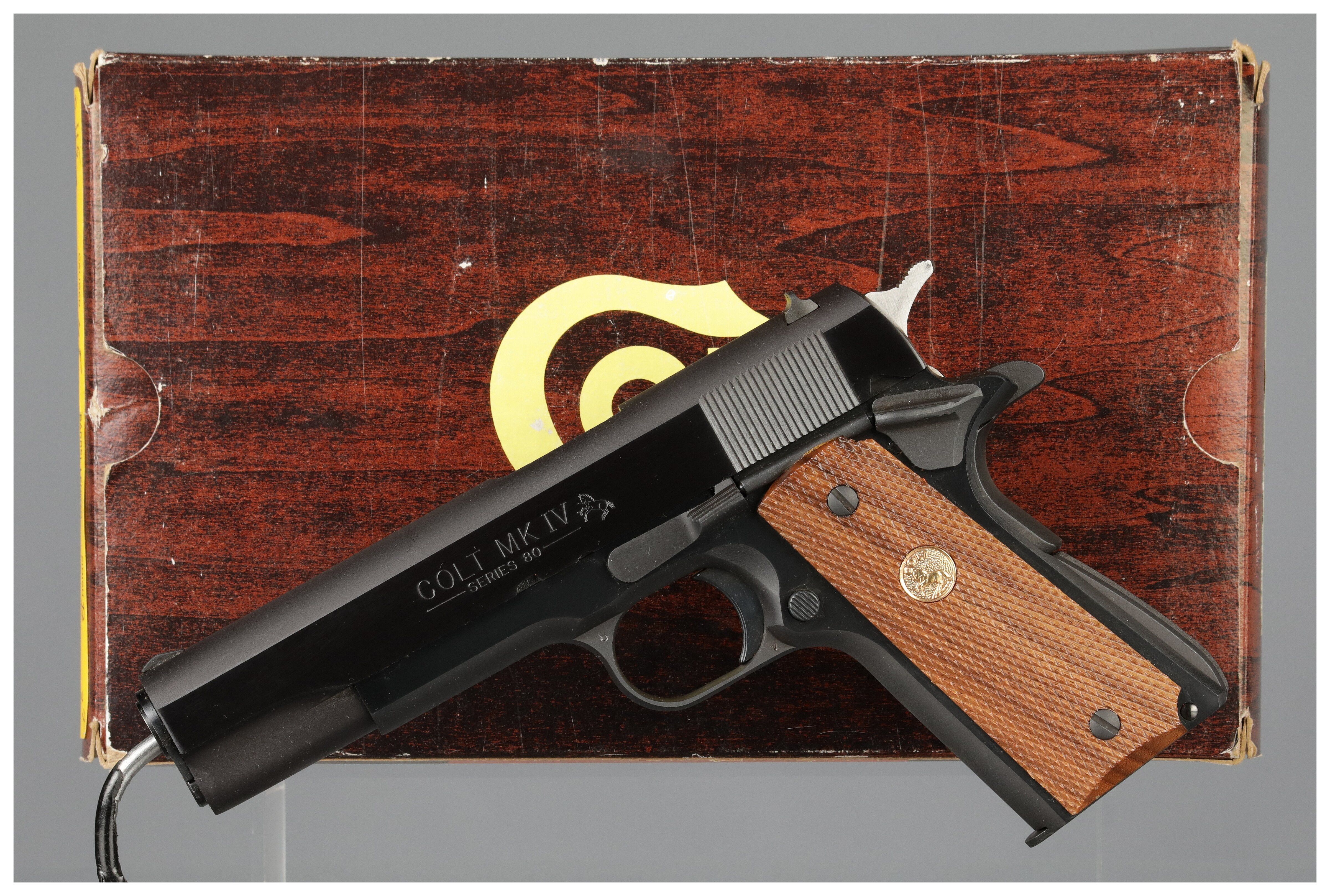 Colt MKIV Series 80 Government Model Pistol with Box | Rock Island Auction