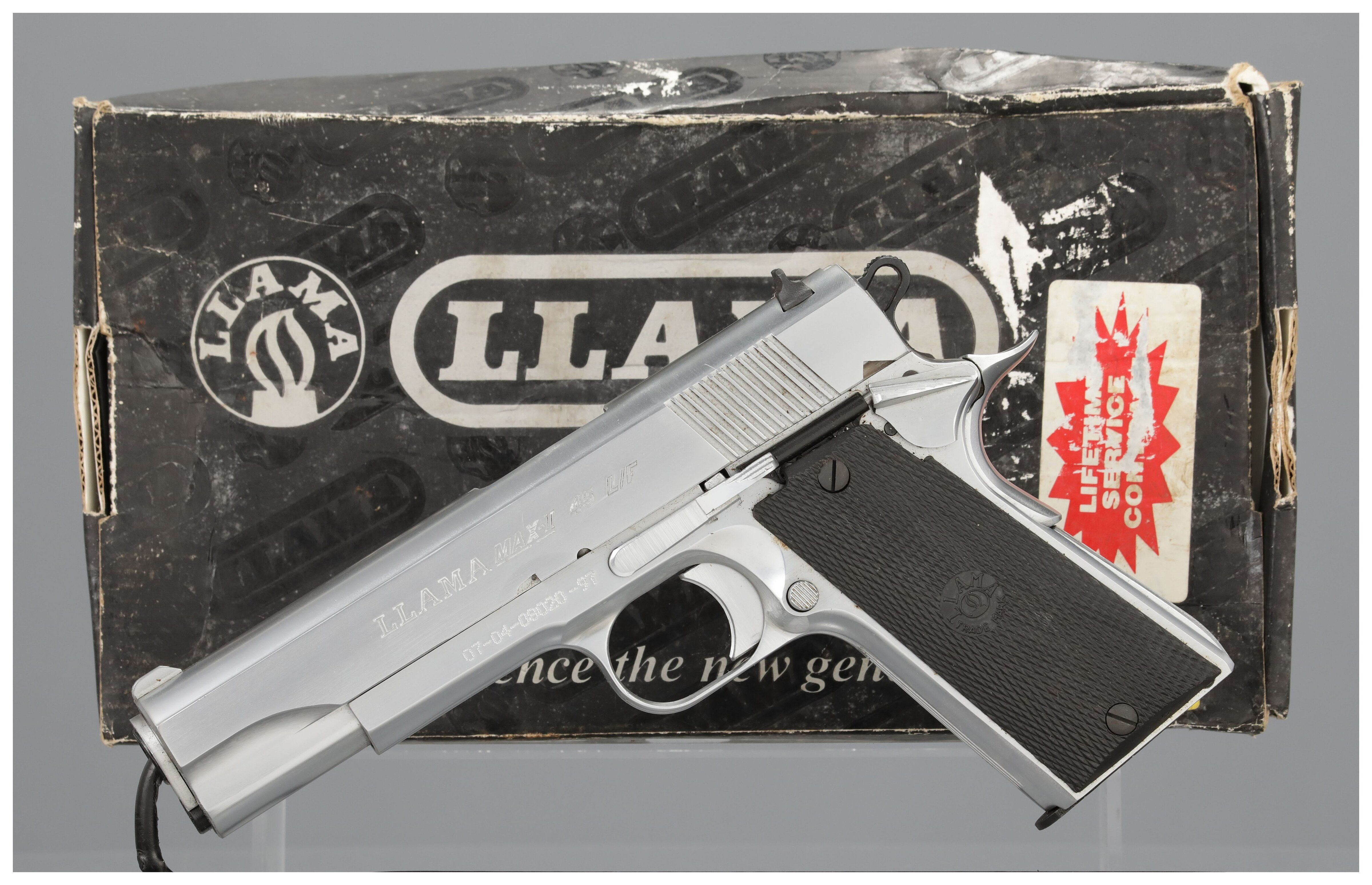 Llama Max-I 45 LF Semi-Automatic Pistol with Box | Rock Island Auction