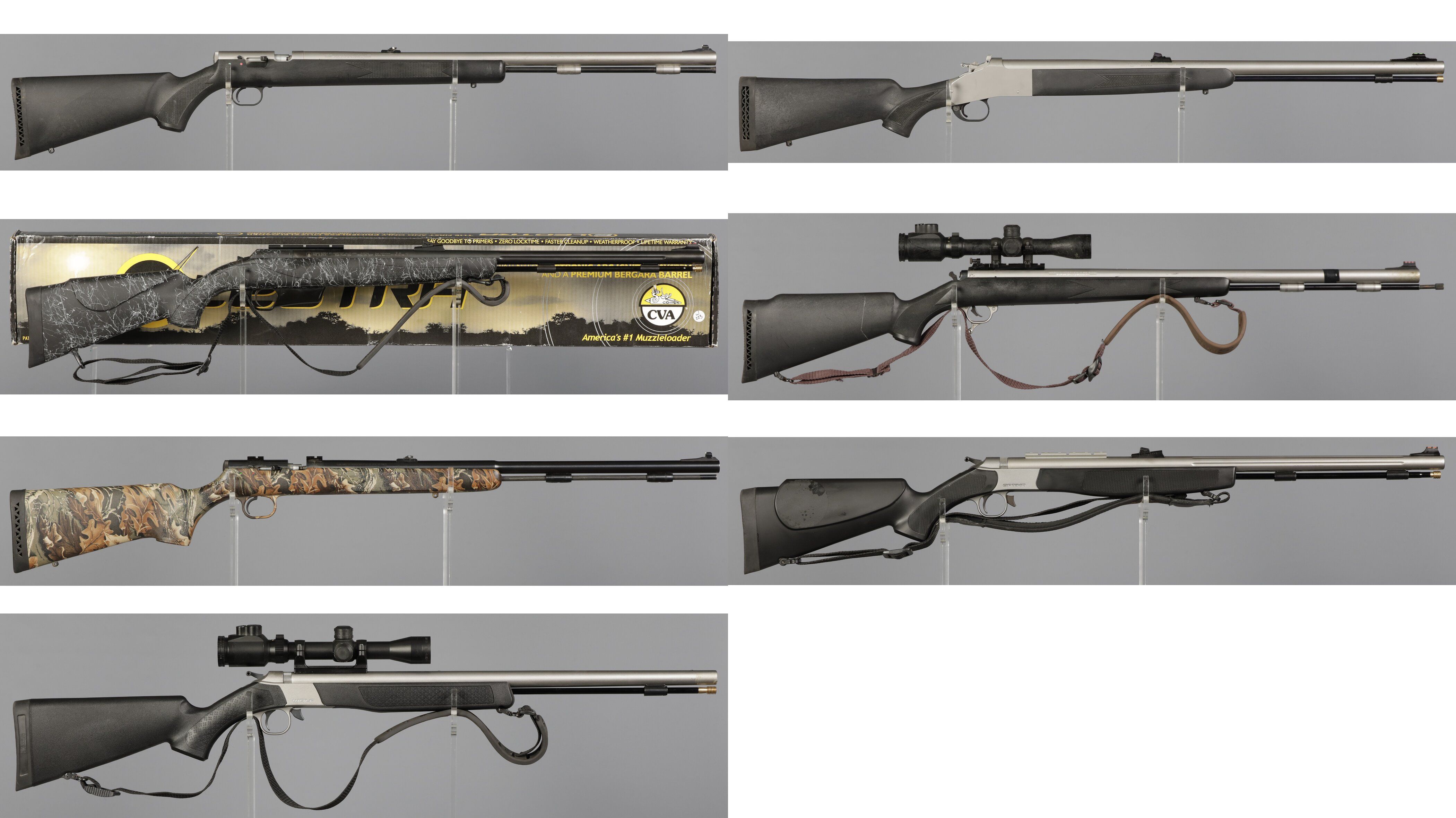 Seven Percussion Rifles | Rock Island Auction