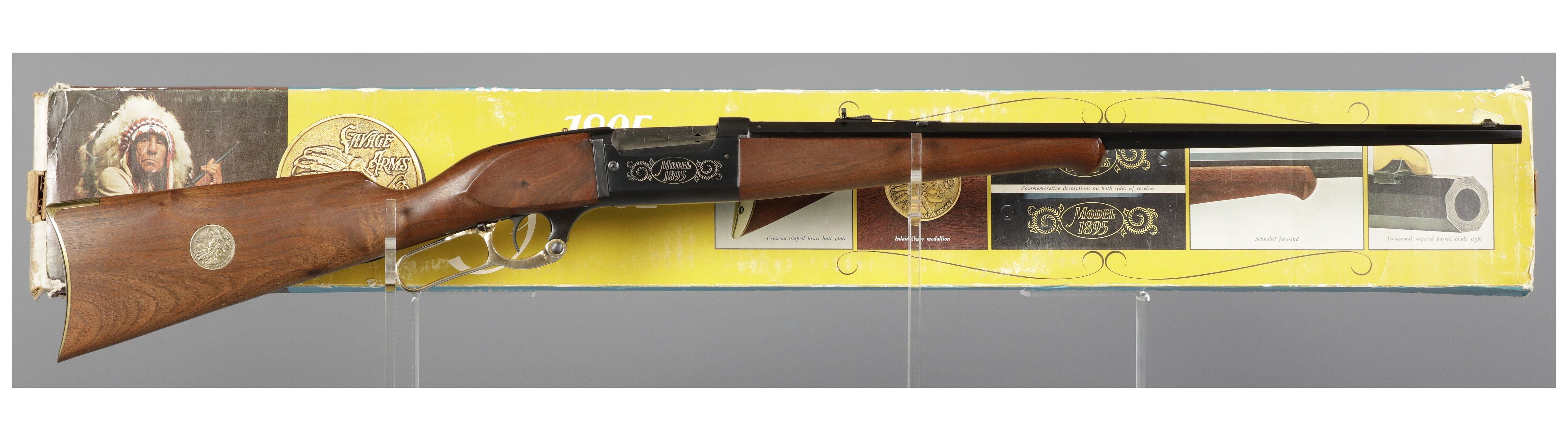 Savage Model 1895 75th Anniversary Lever Action Rifle with Box | Rock ...
