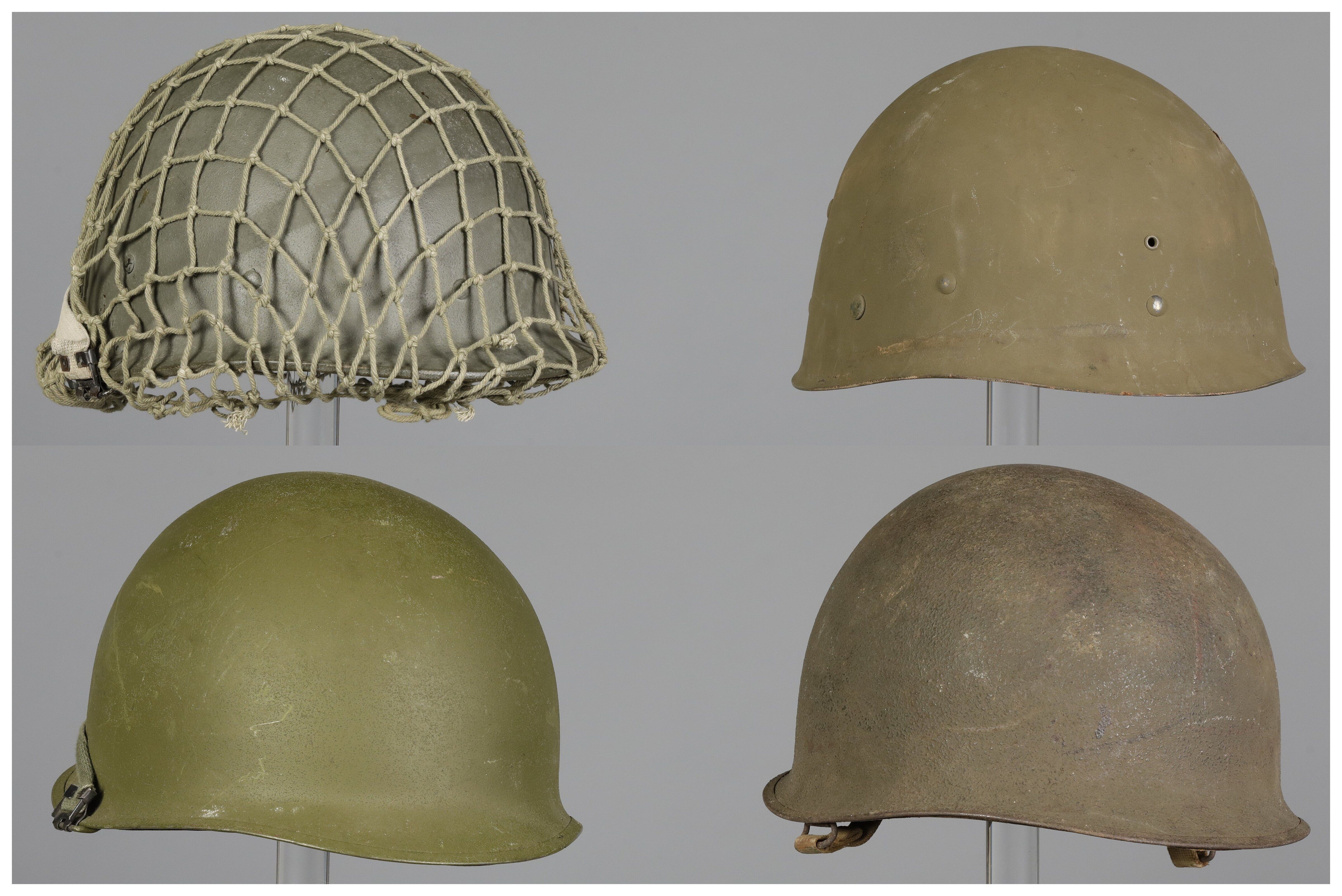 Three Military Helmets | Rock Island Auction