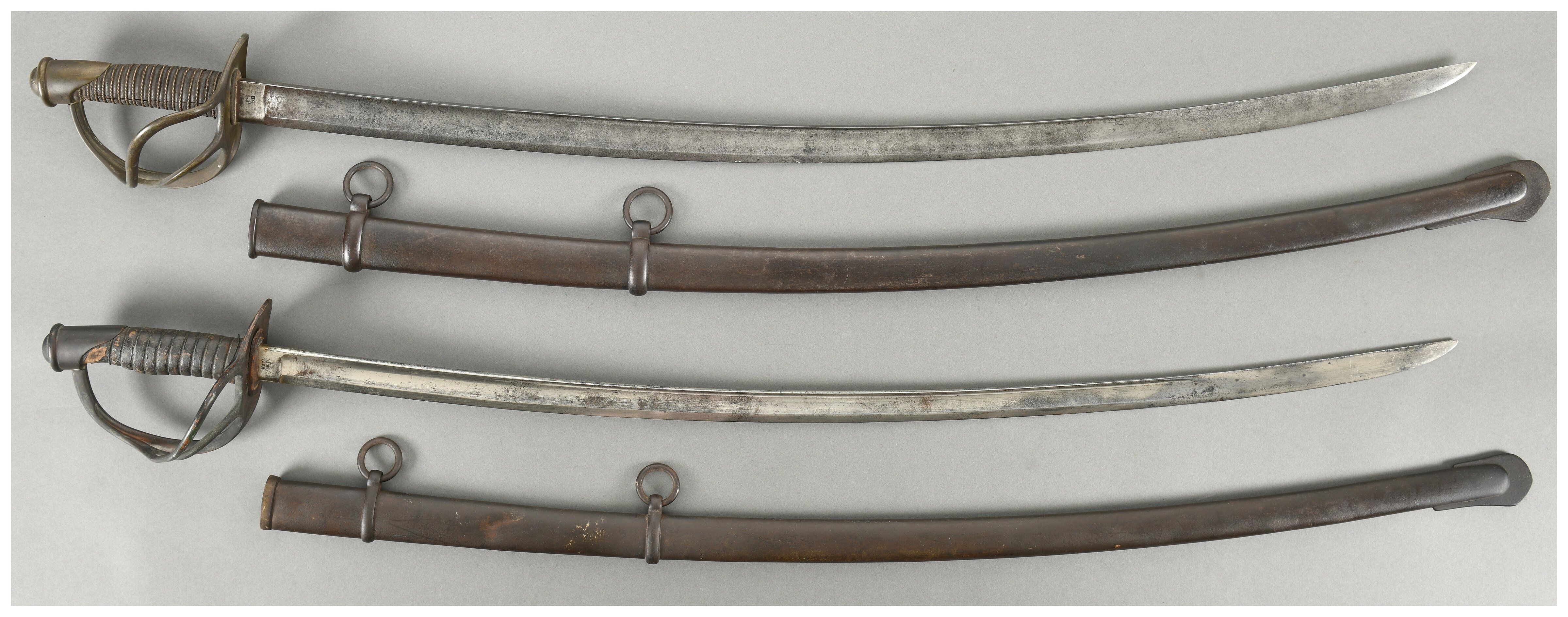 Two US Cavalry Sabers with Scabbards | Rock Island Auction