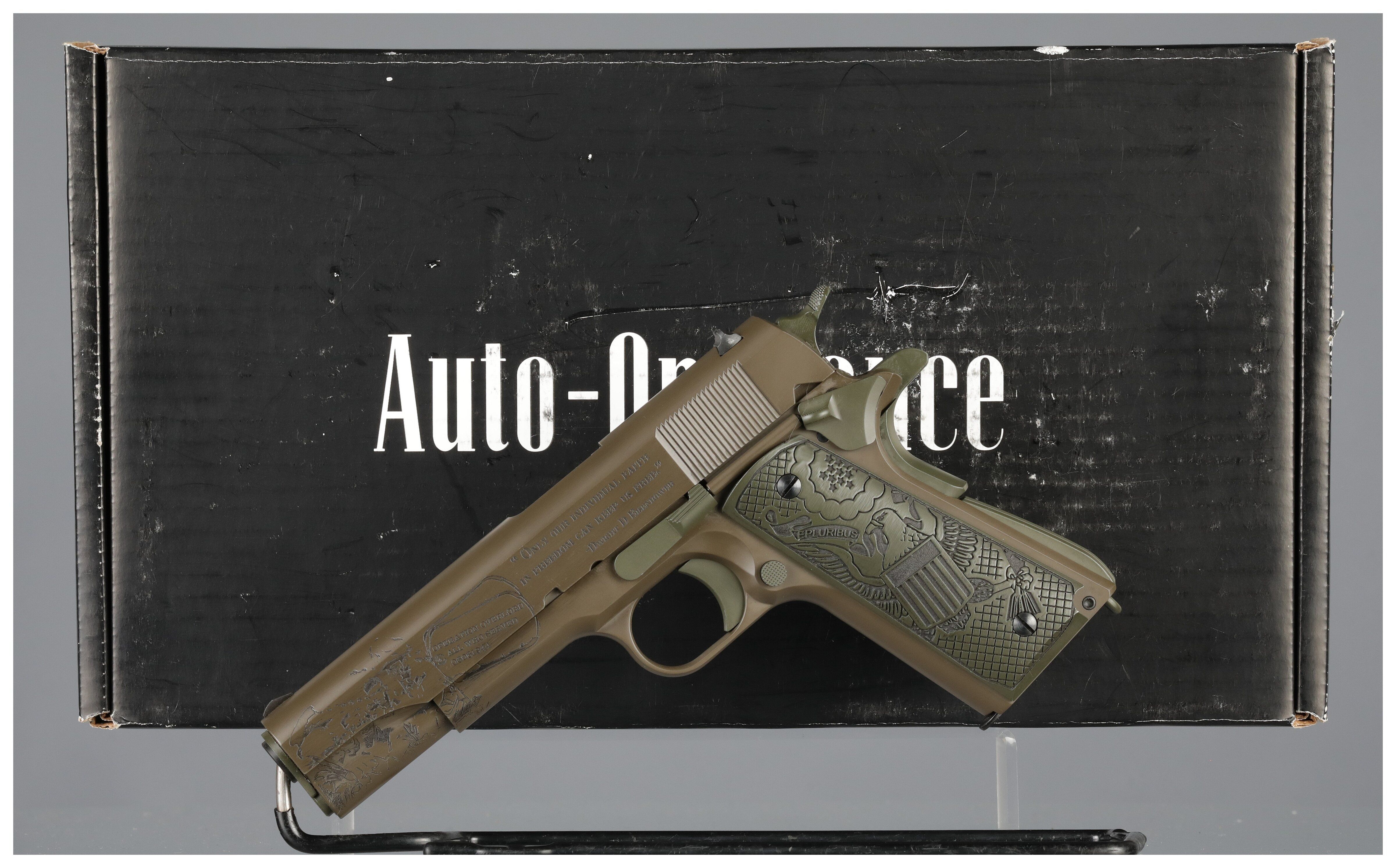 Auto Ordnance M1911A1 75th Anniversary D-Day Pistol with Box | Rock ...