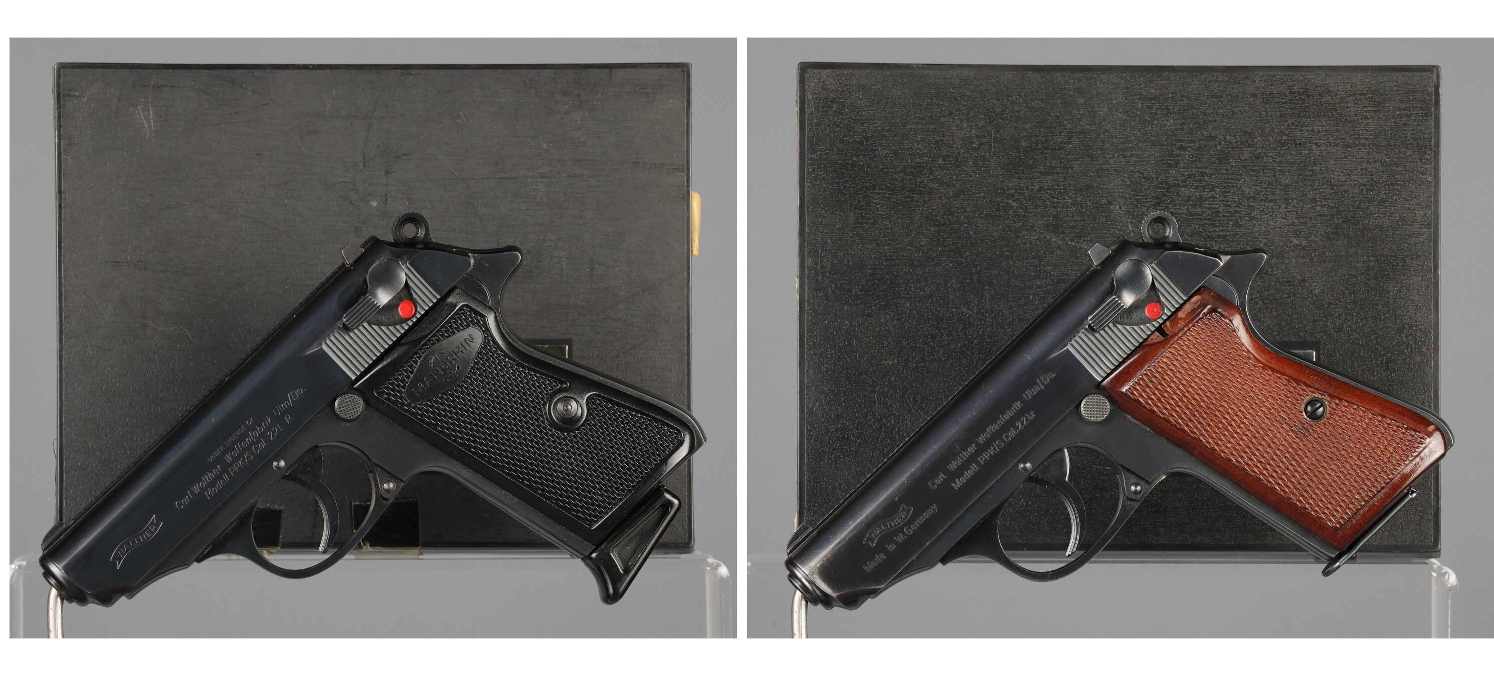 Two PPK/S Semi-Automatic Pistols with Cases | Rock Island Auction