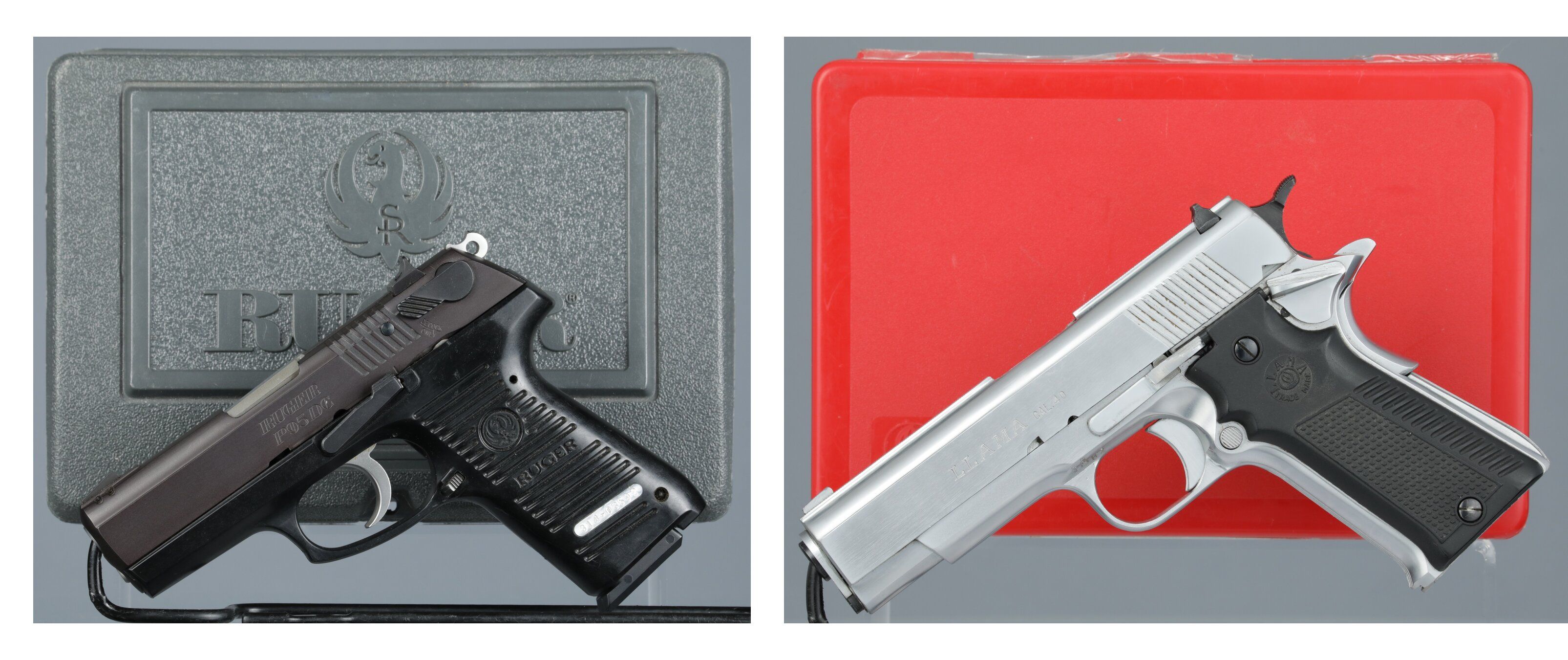 Two Semi-Automatic Pistols with Cases | Rock Island Auction