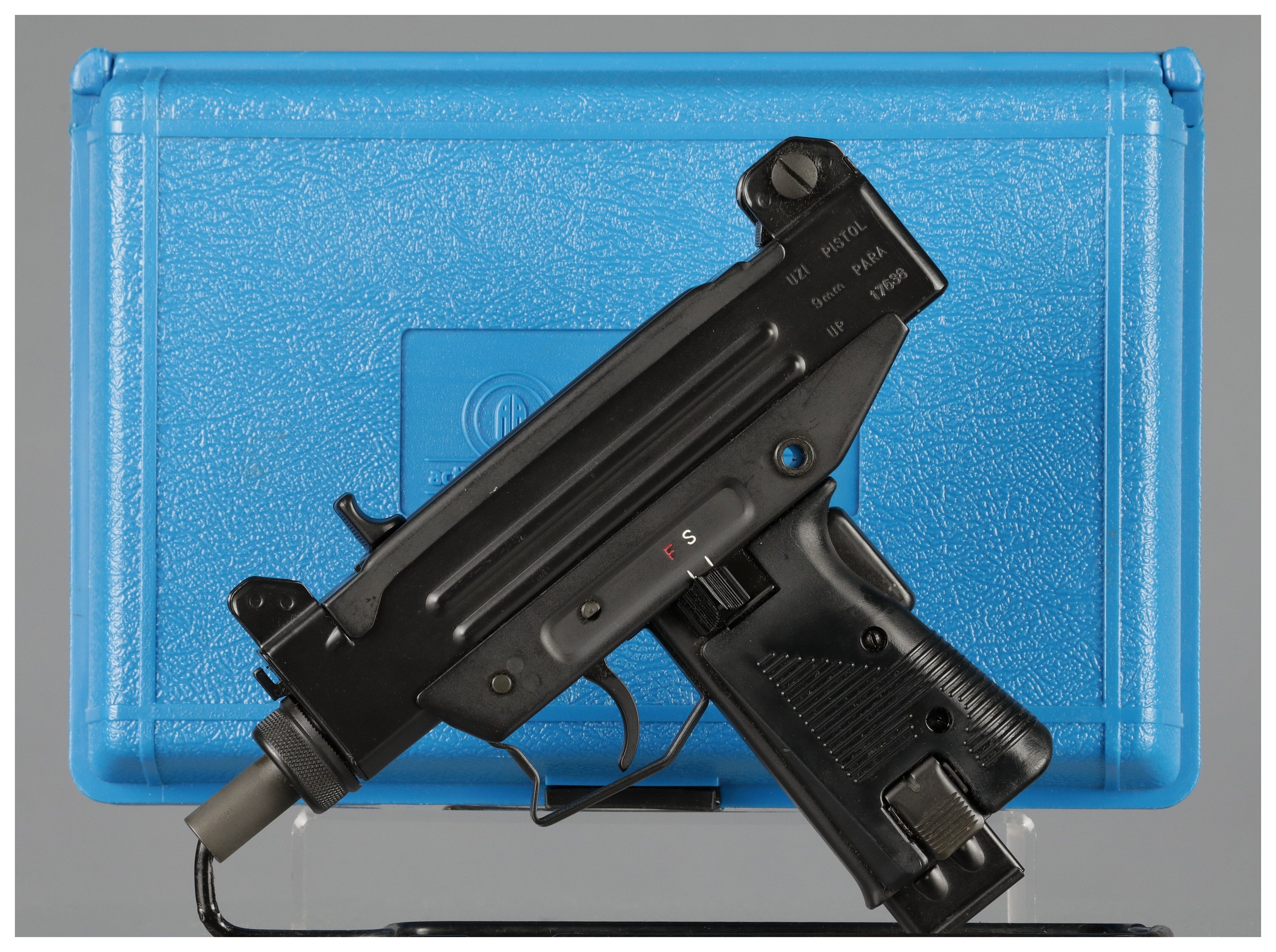 I.M.I./Action Arms Uzi Semi-Automatic Pistol with Case | Rock Island ...