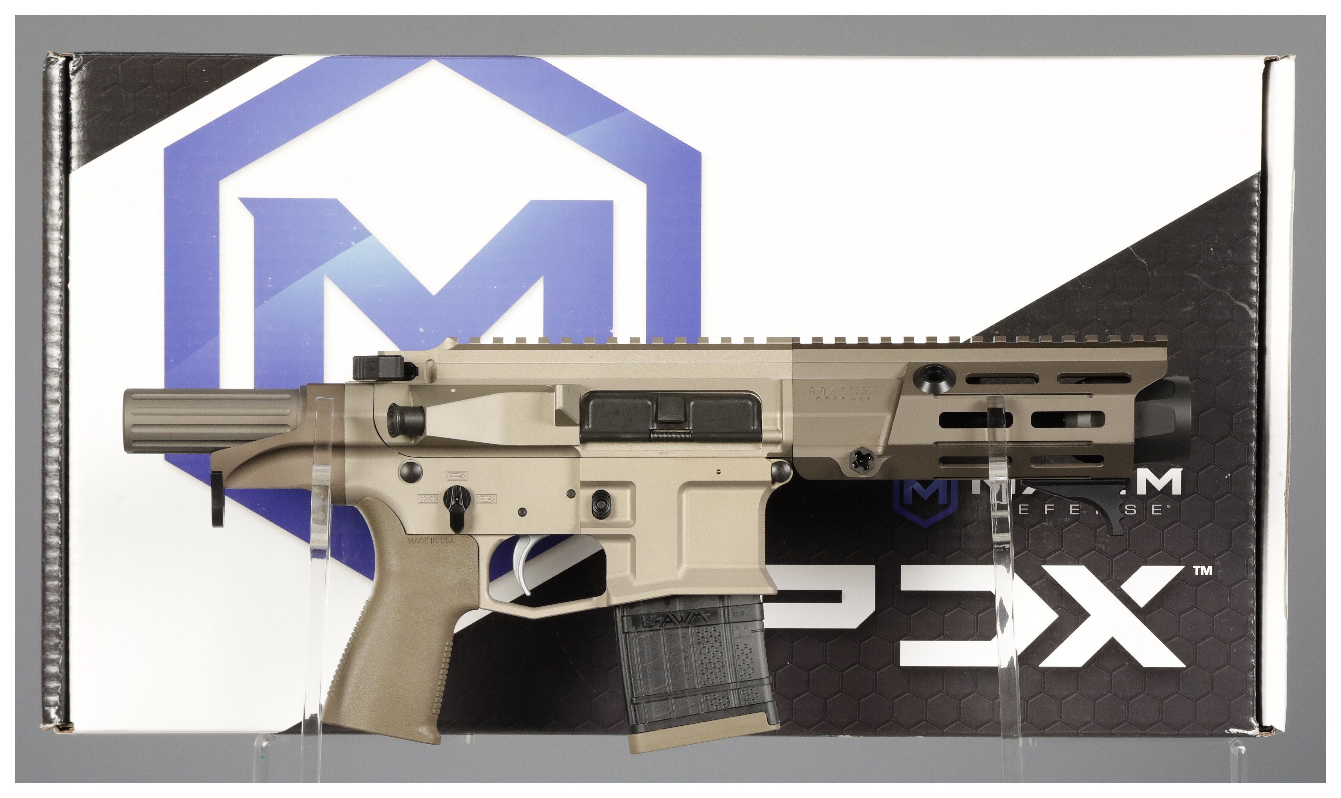 Maxim Defense Industries MDX Semi-Automatic Pistol with Box | Rock ...