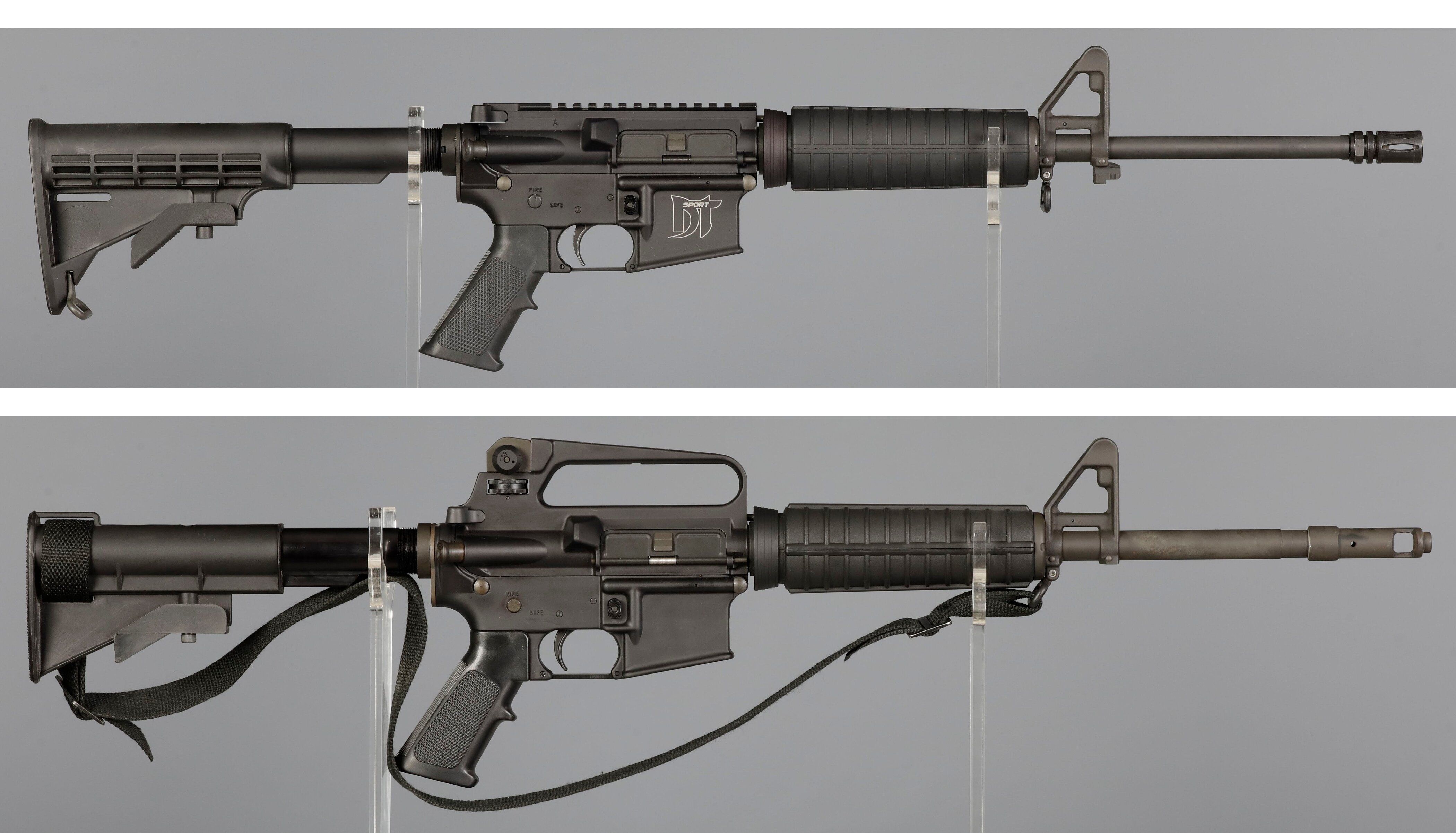 Two AR-15 Pattern Semi-Automatic Rifles | Rock Island Auction
