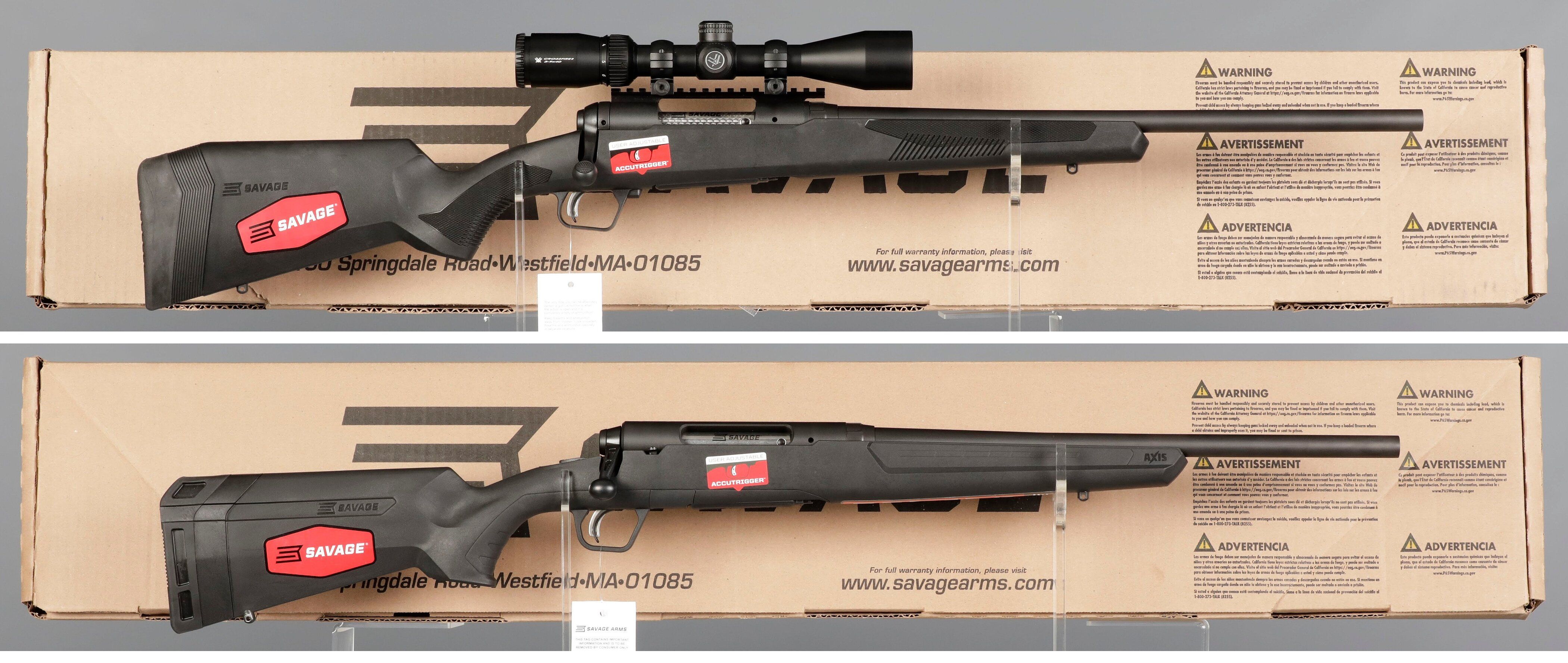 Two Savage Bolt Action Rifles | Rock Island Auction