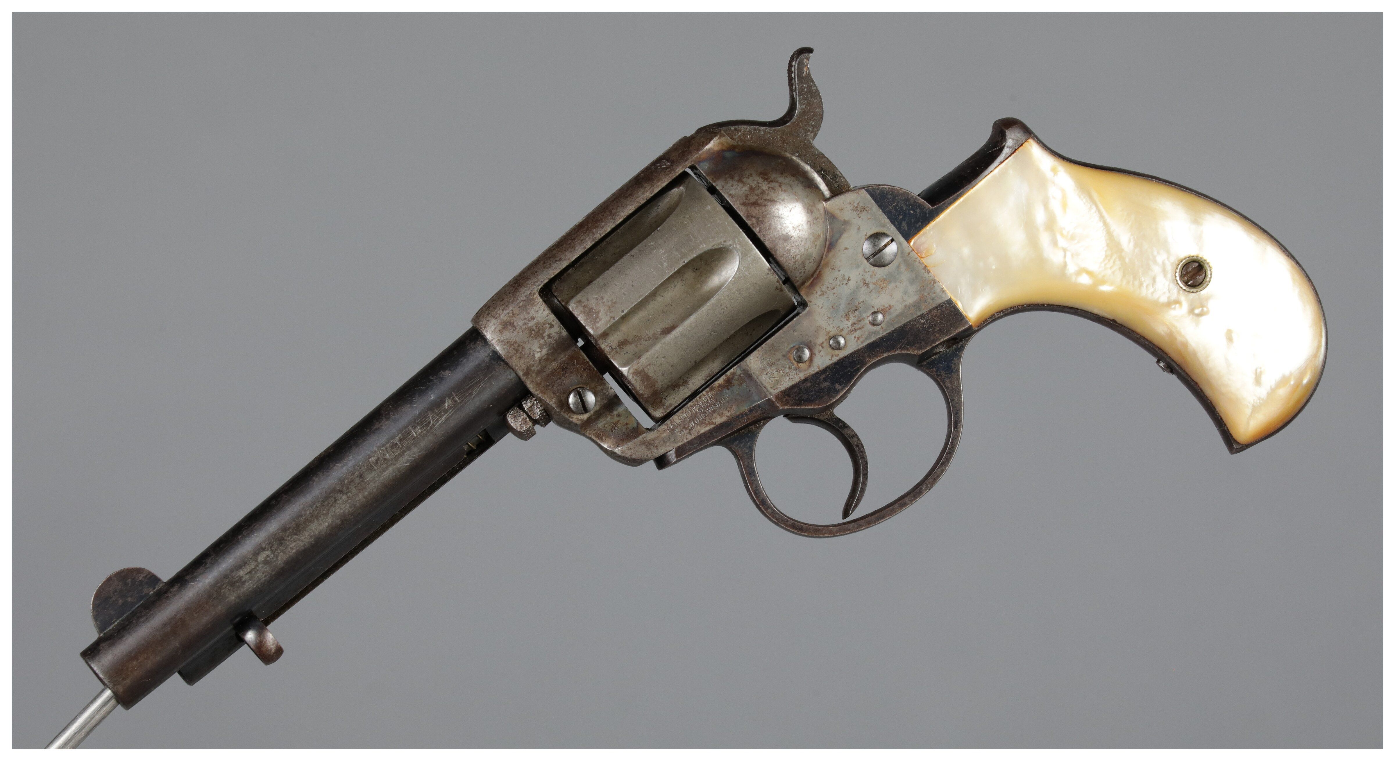 Antique Colt Model 1877 Thunderer Revolver with Pearl Grips | Rock ...