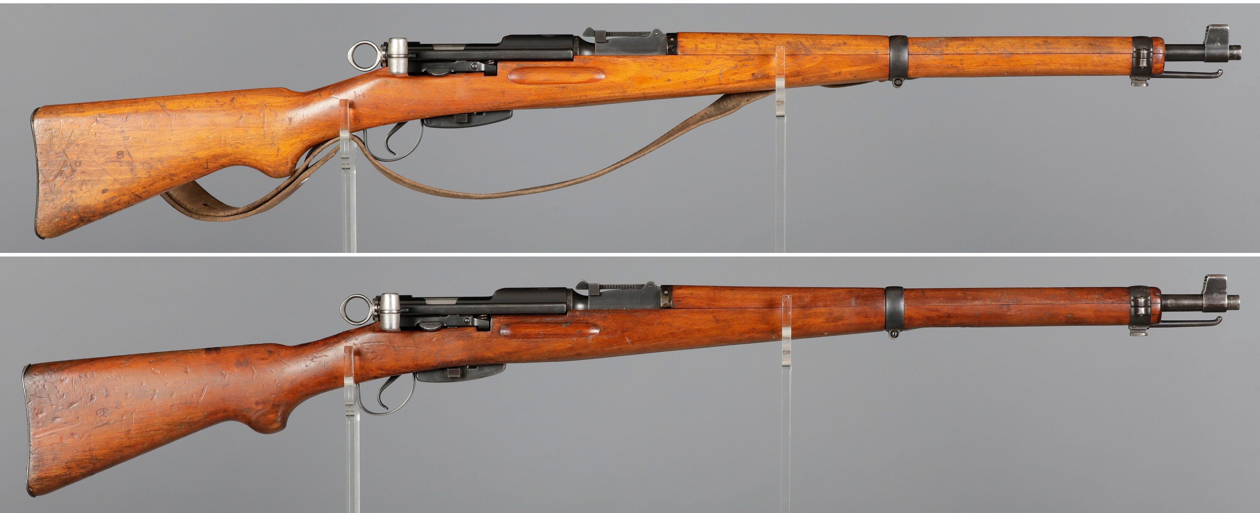 Two Swiss K31 Straight Pull Bolt Action Rifles | Rock Island Auction