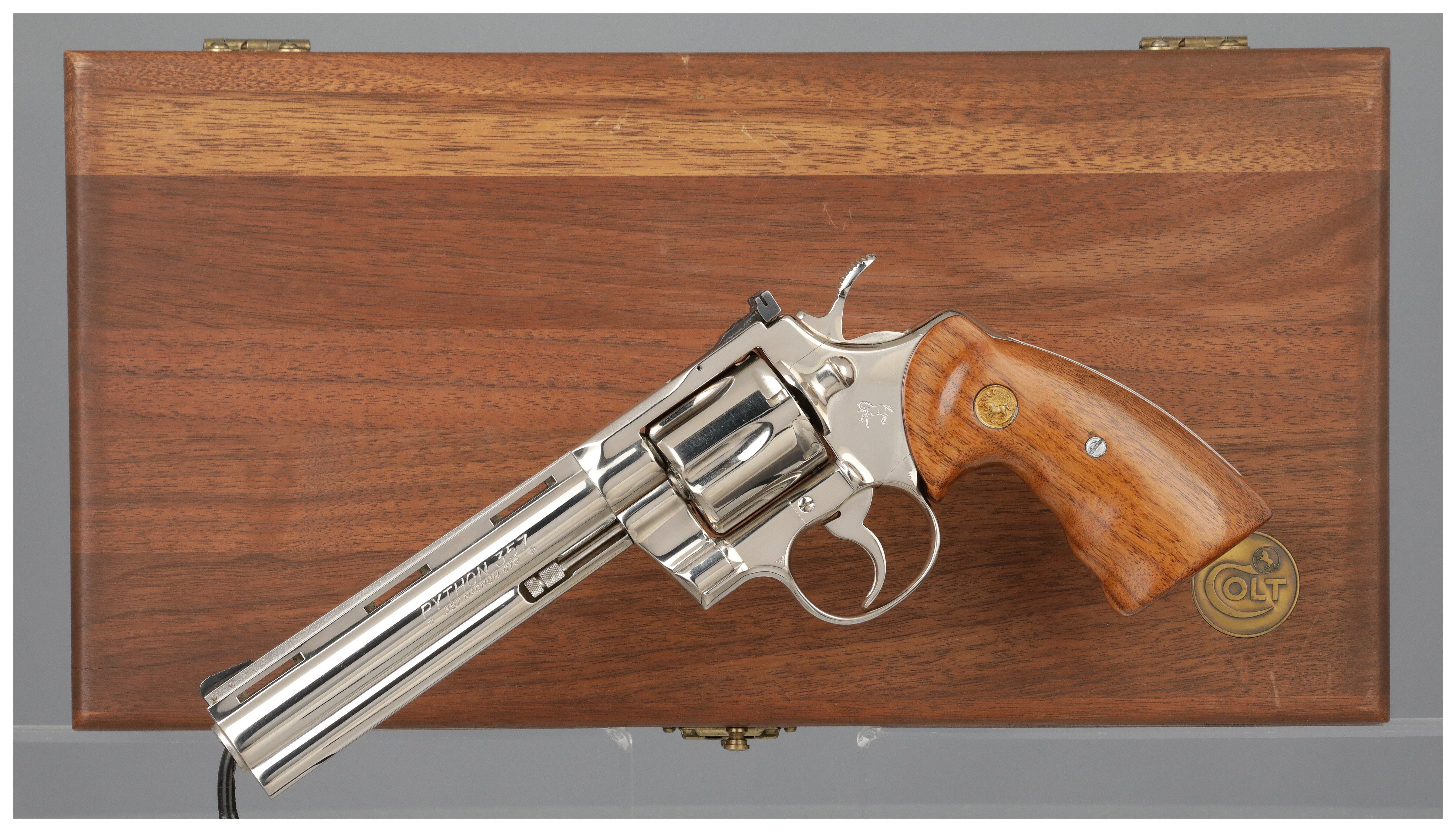 Colt Python Double Action Revolver with Case | Rock Island Auction