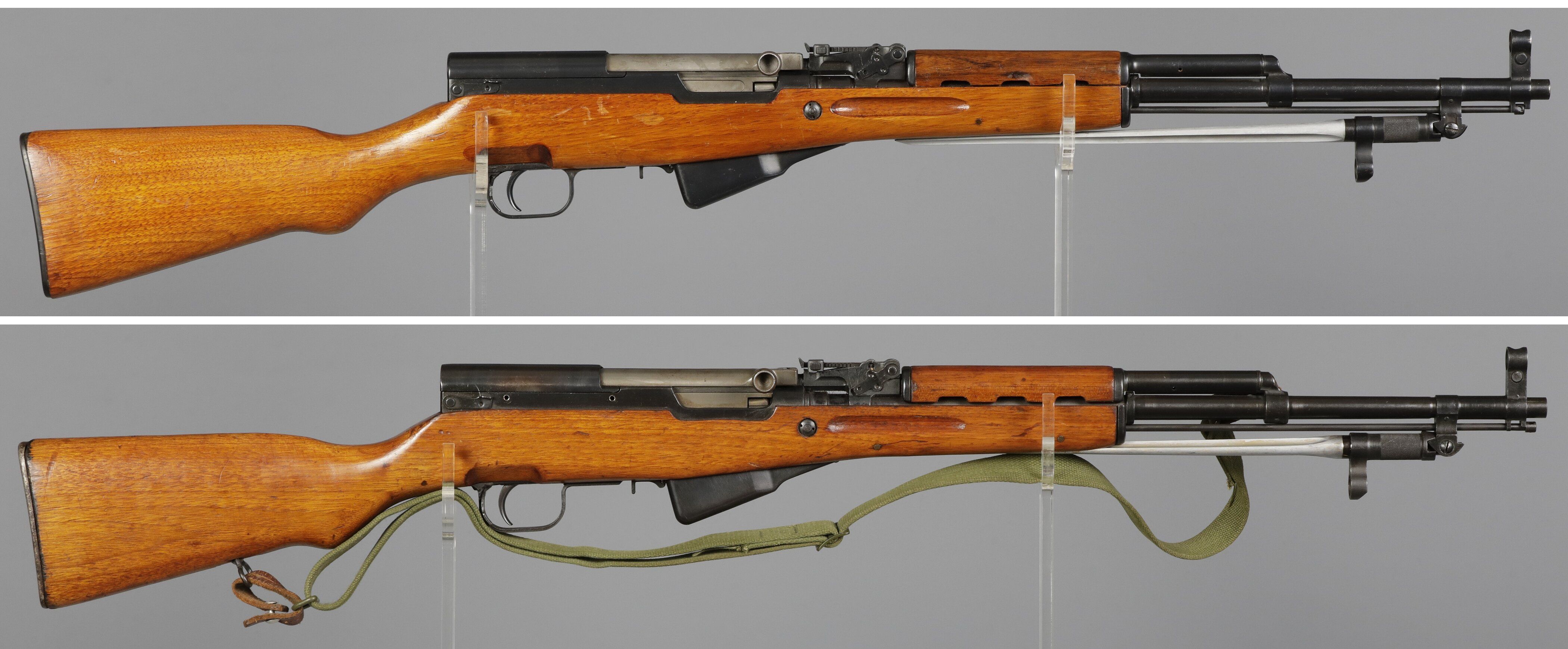 Two Chinese SKS Semi-Automatic Rifles with Bayonets | Rock Island Auction