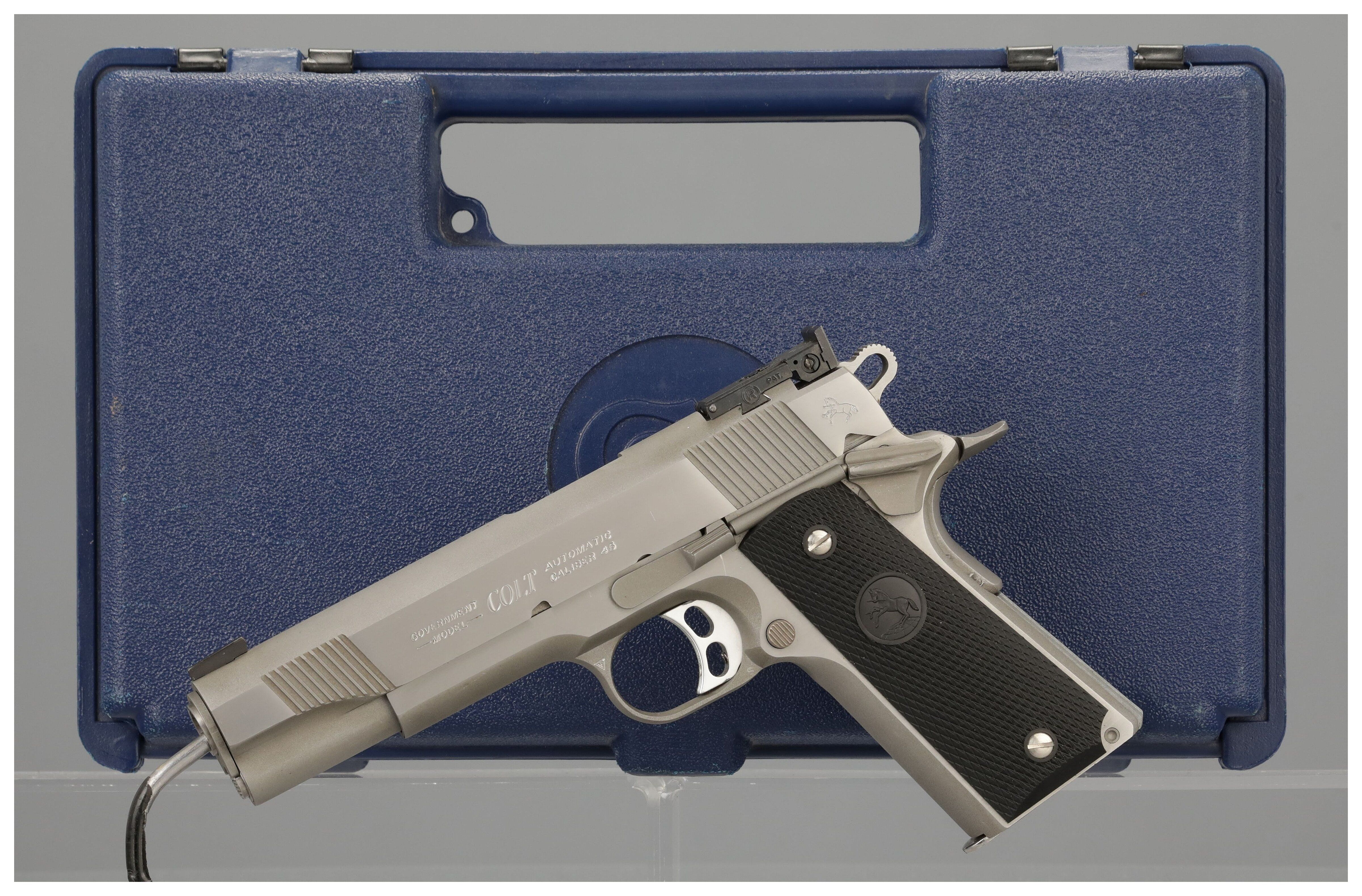 Colt MKIV Series 80 Government Model Pistol with Case | Rock Island Auction