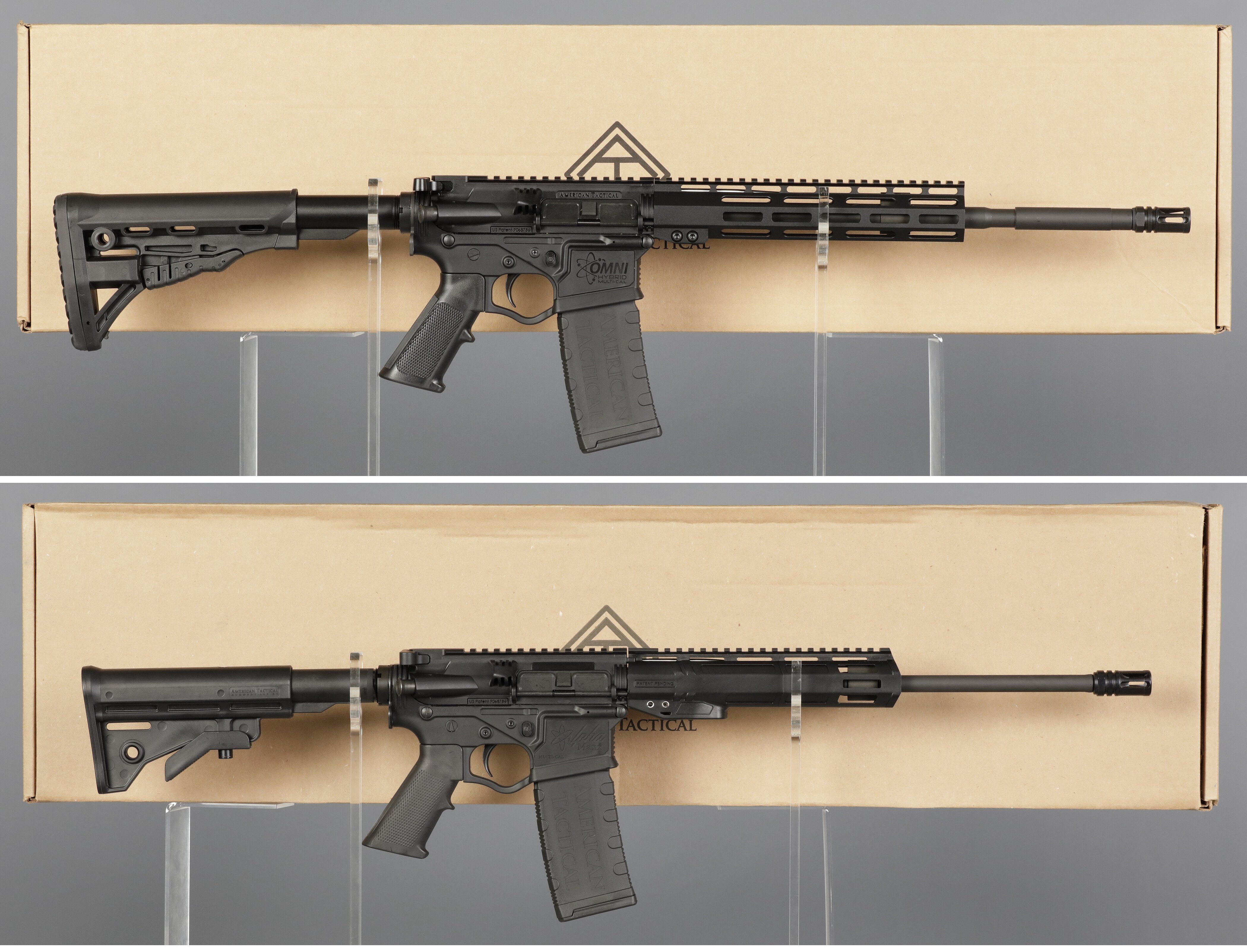 Two American Tactical Semi-Automatic Rifles with Boxes | Rock Island ...