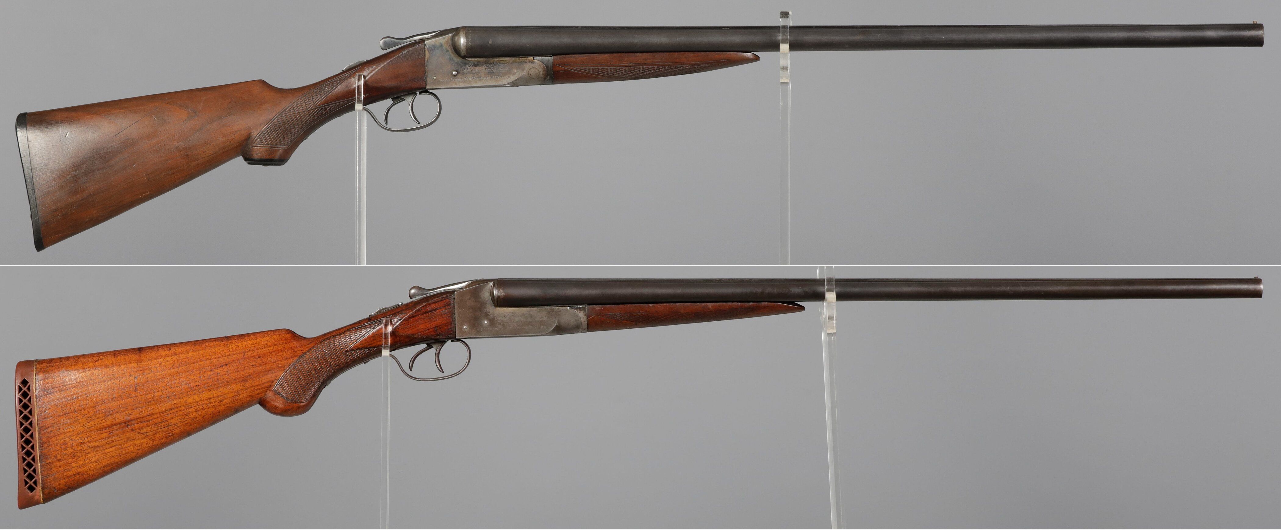 Two Ithaca Flues Model Double Barrel Shotguns | Rock Island Auction