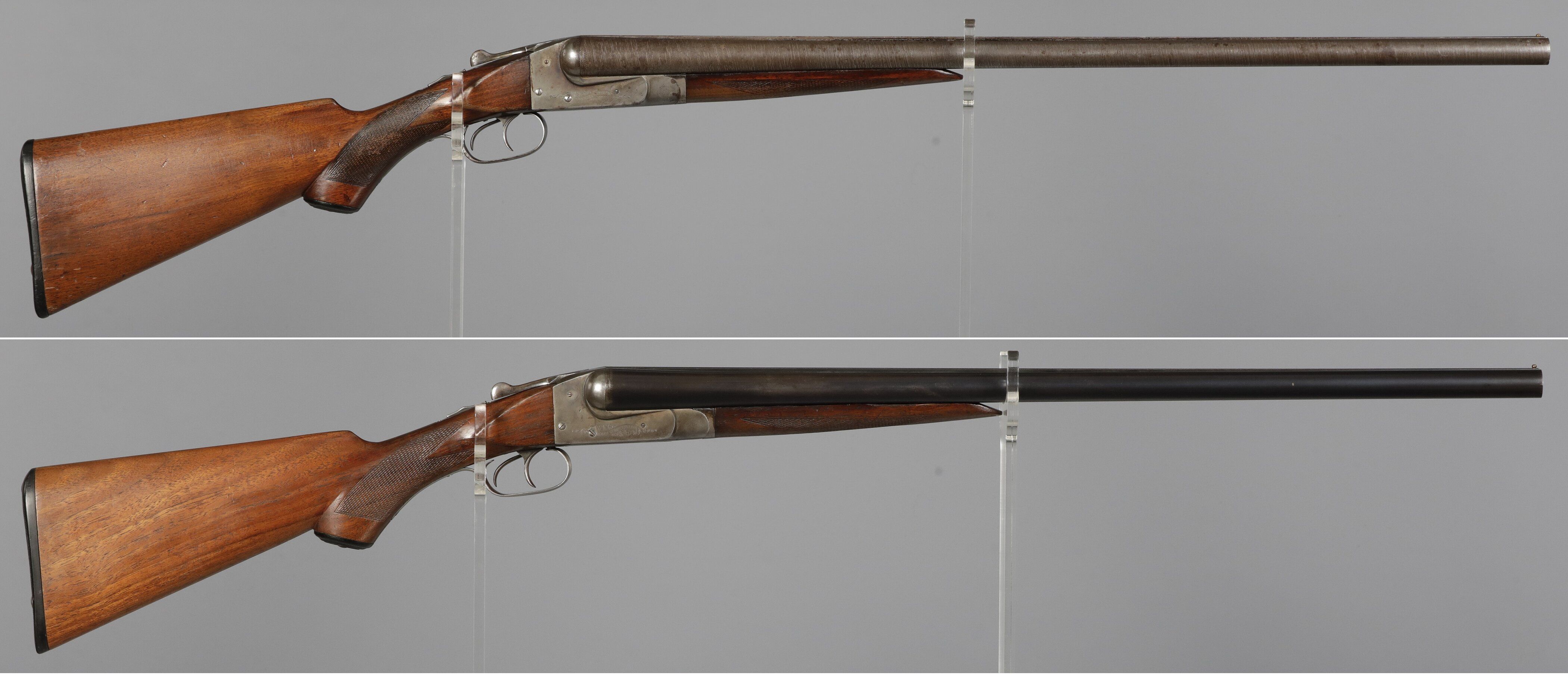 Two Ithaca Lewis Model Grade 1 Double Barrel Hammerless Shotguns | Rock ...