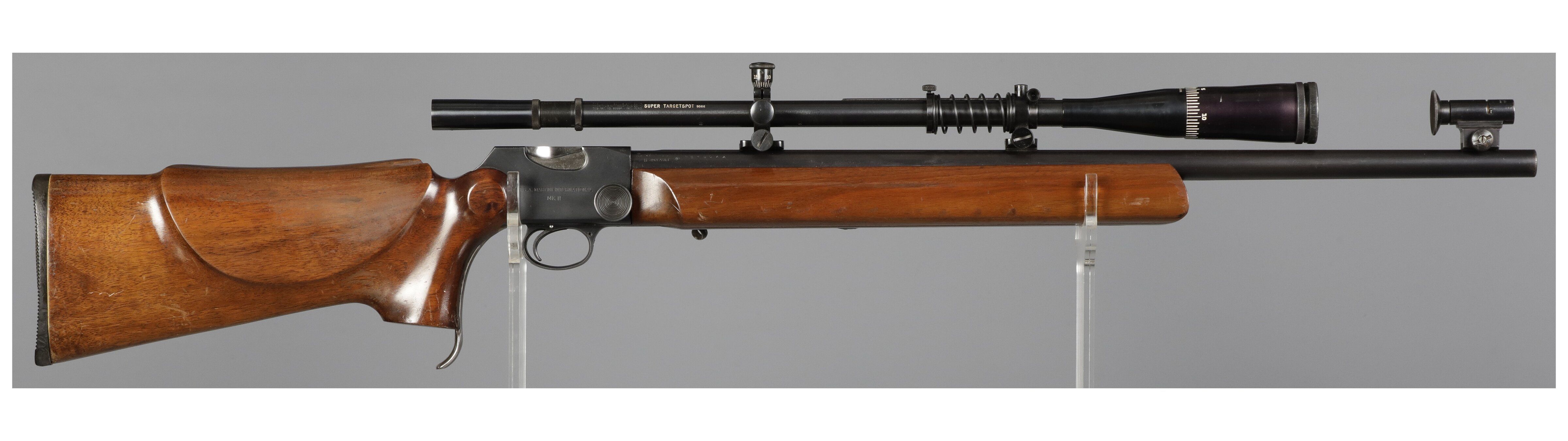 BSA Martini MK II Single Shot Left-Handed Rifle with Scope | Rock ...