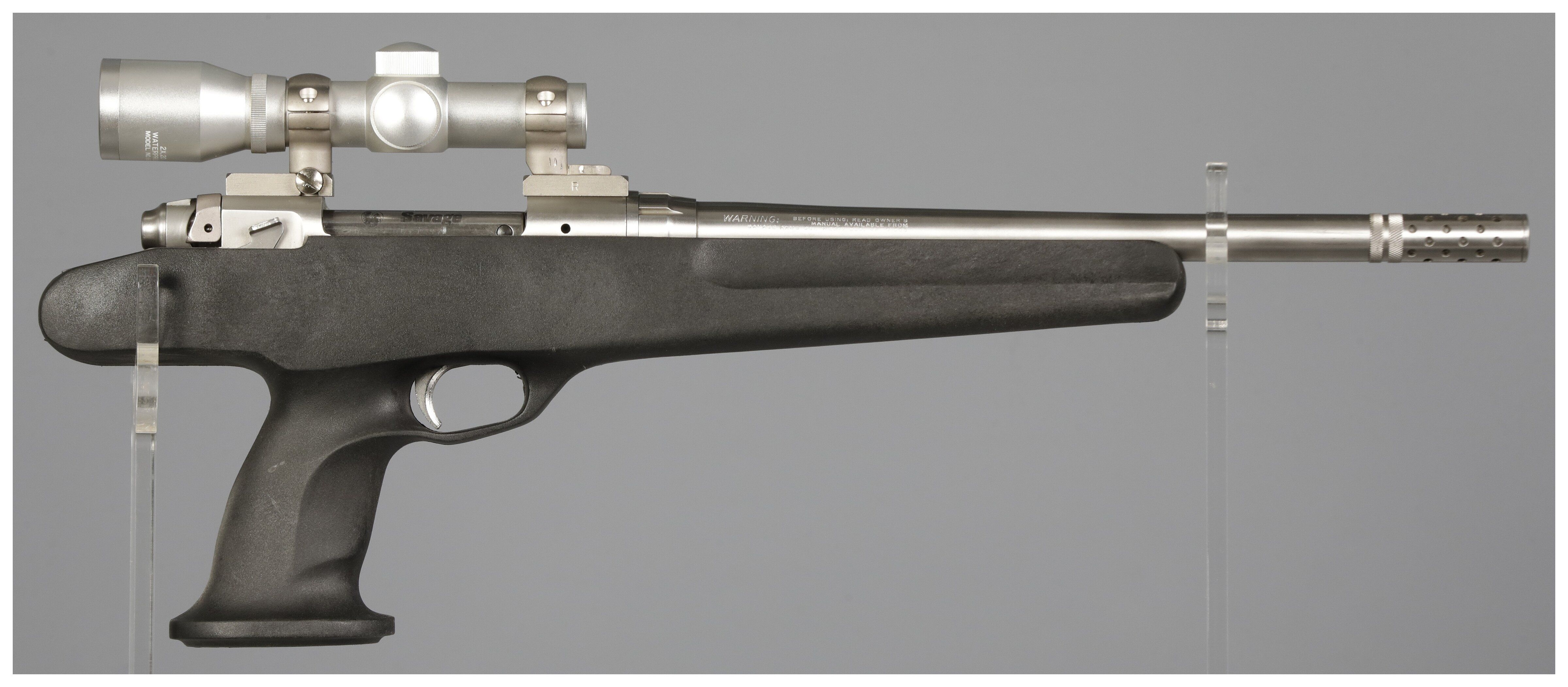 Savage Model 516 Bolt Action Pistol with Box and Scope | Rock Island ...