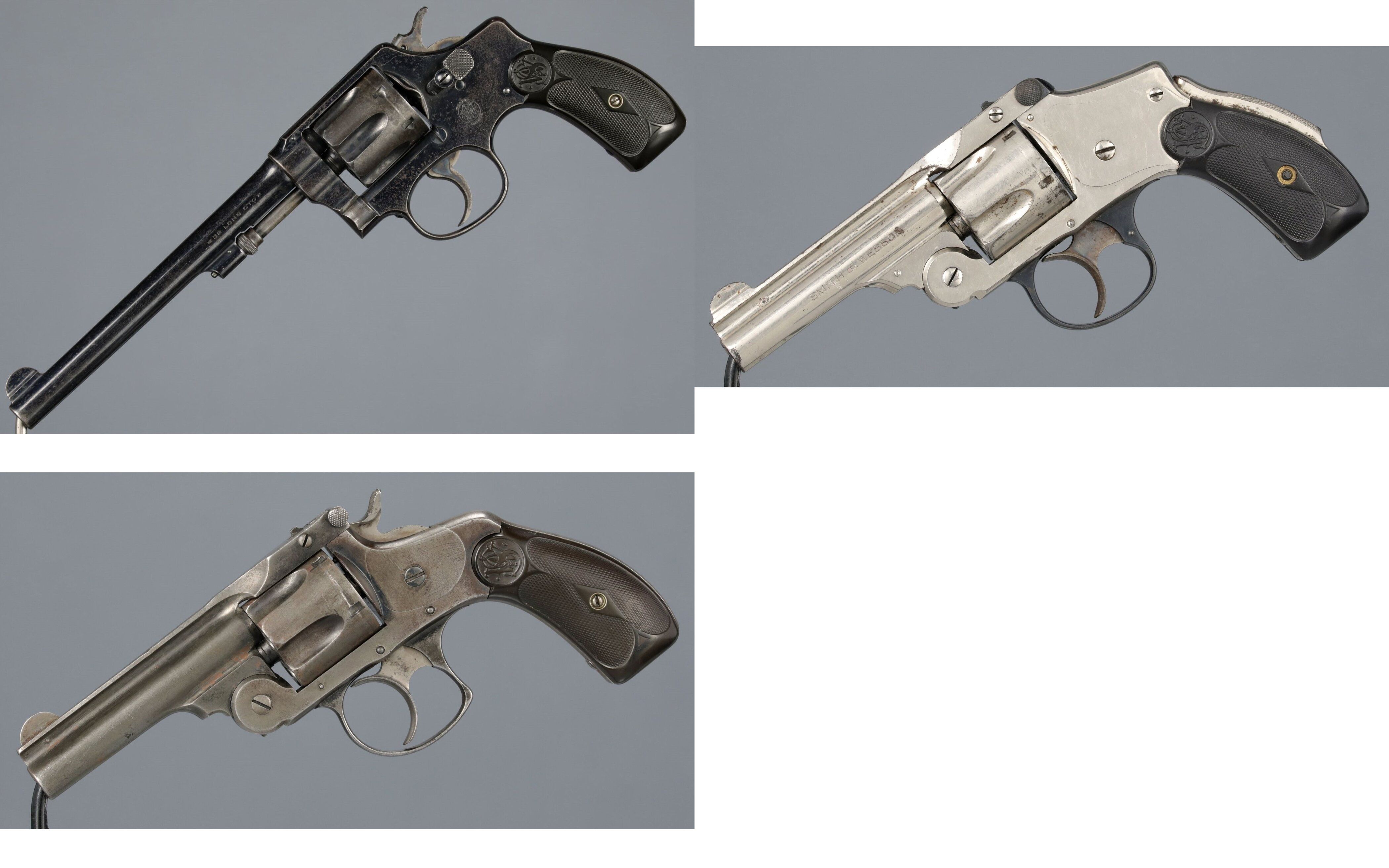 Three Smith & Wesson Double Action Revolvers | Rock Island Auction