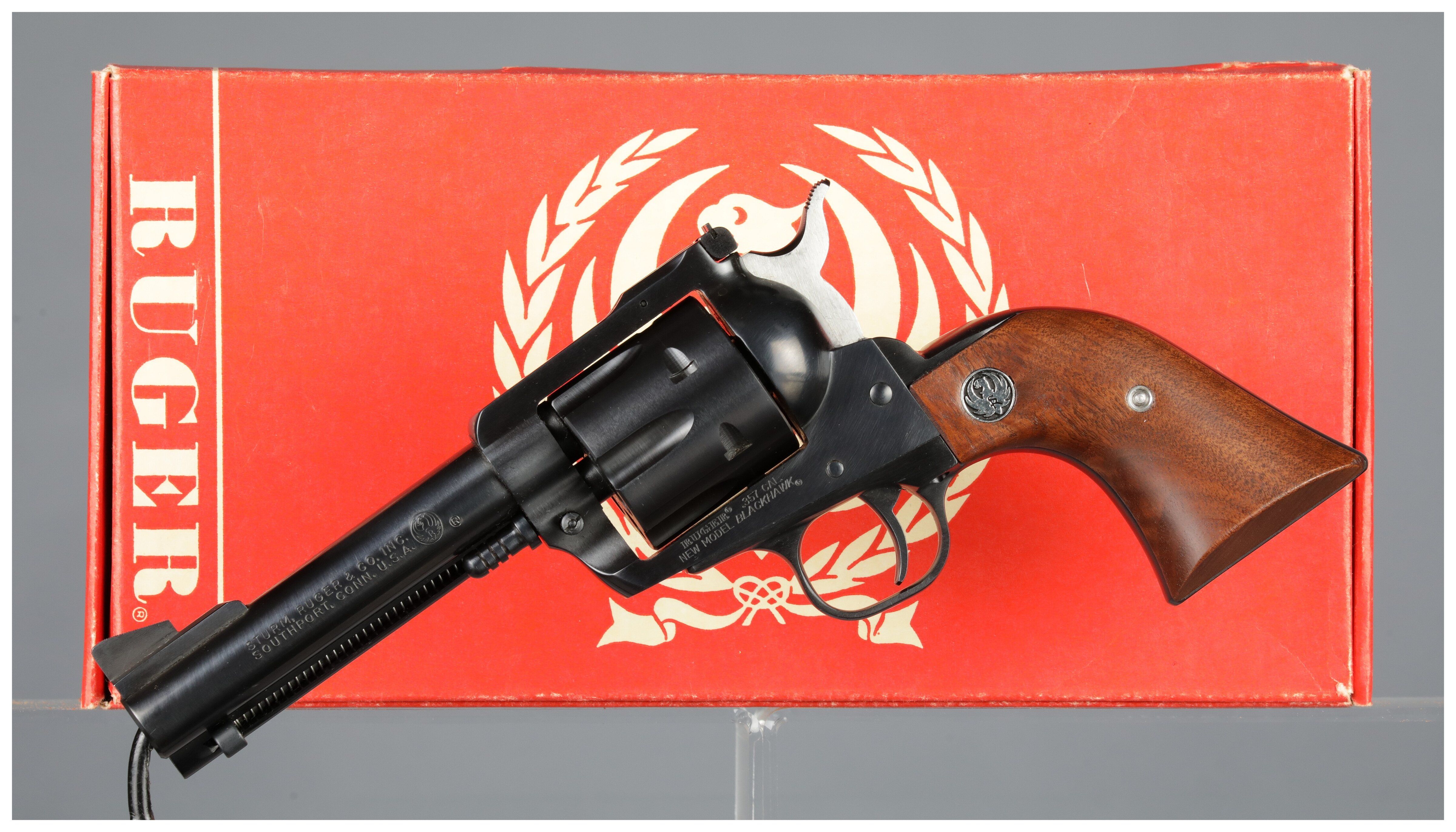 Ruger New Model Blackhawk Single Action Revolver with Box | Rock Island ...