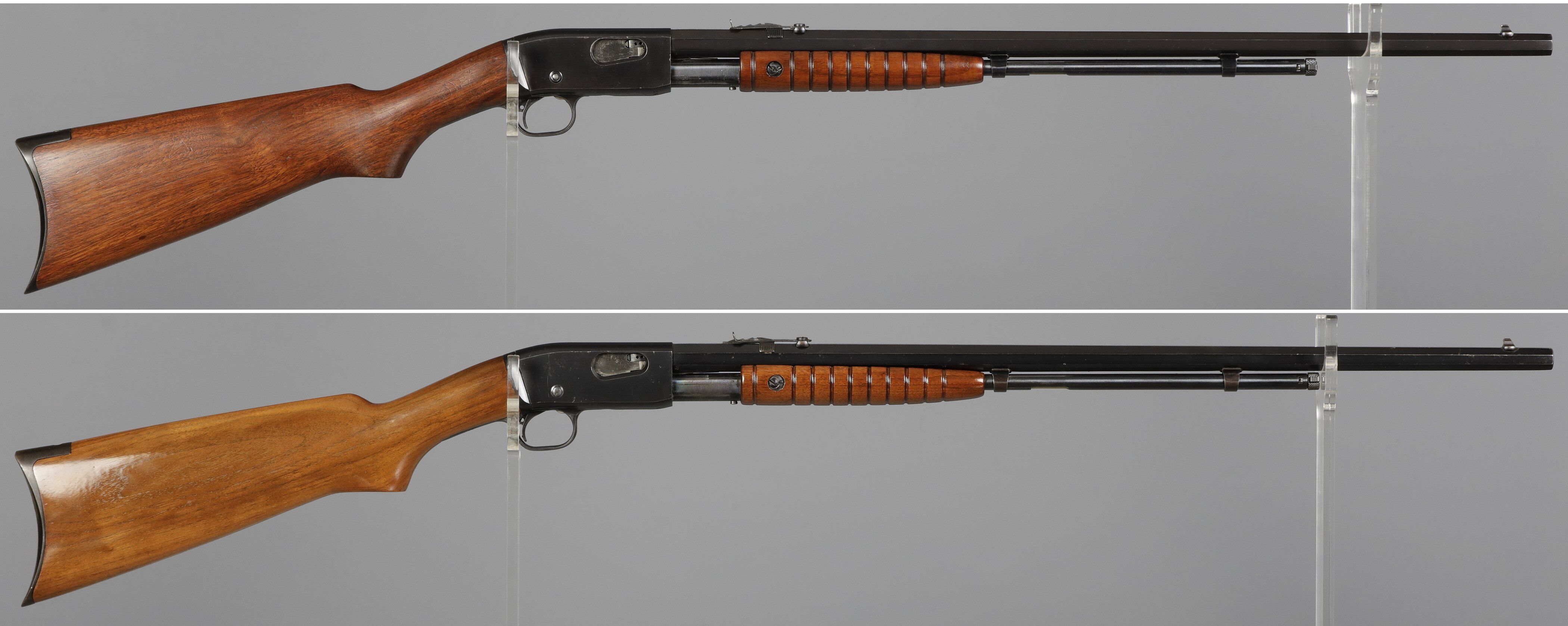 Two Remington Model 12-C Slide Action Rifles | Rock Island Auction