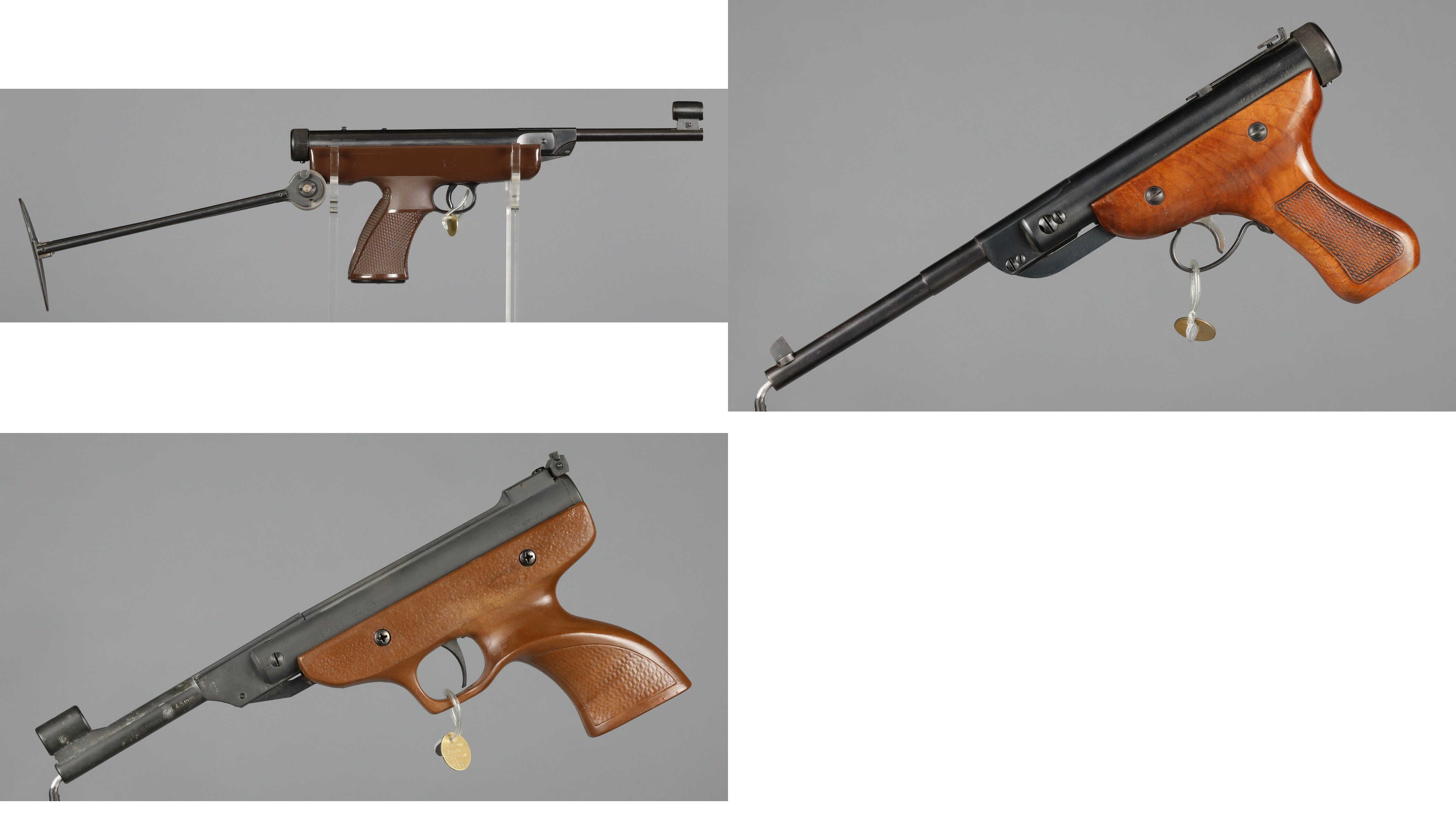 Three German Break Action Single Shot Air-Guns | Rock Island Auction