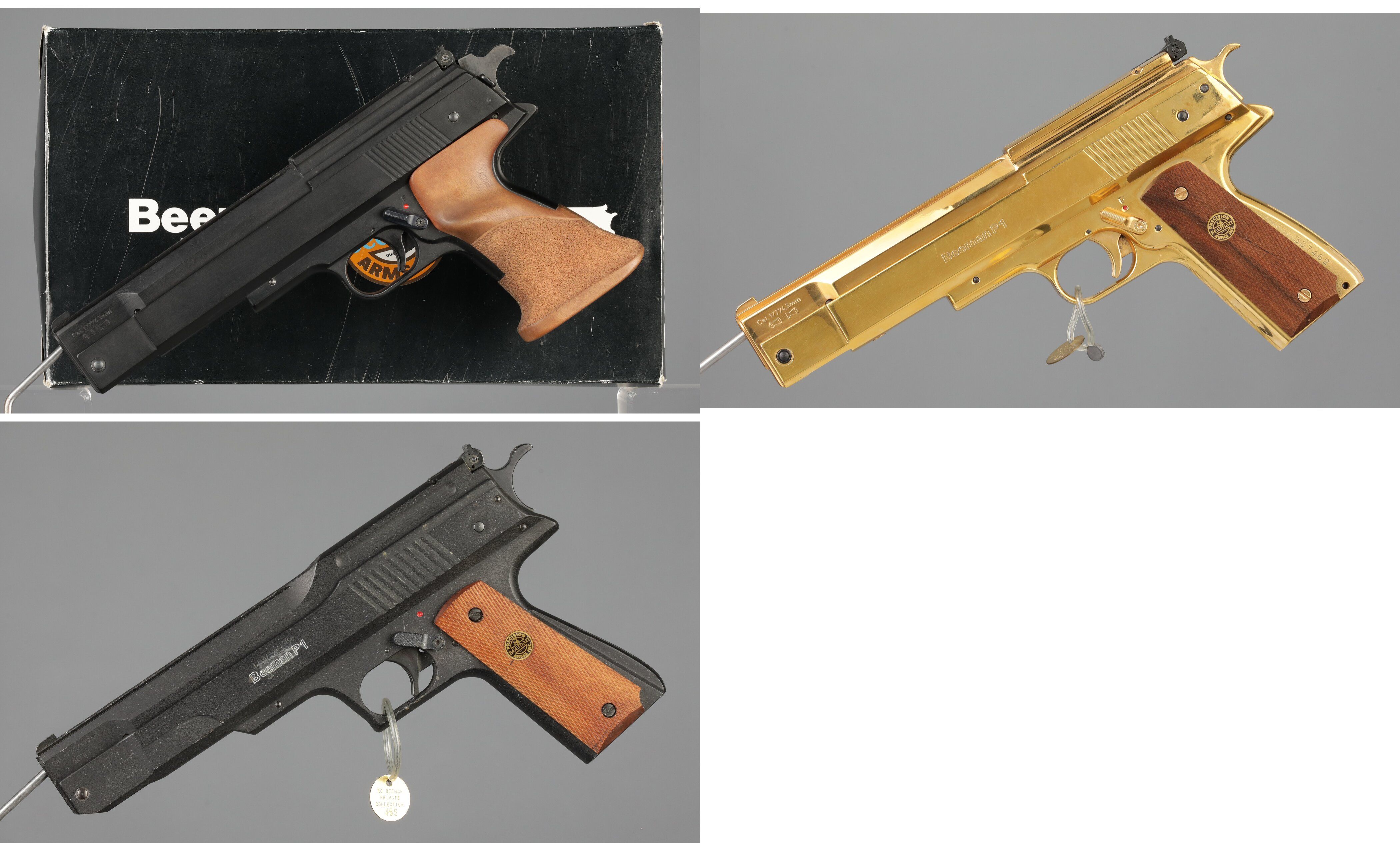 Three Beeman P1 Magnum Air Pistols | Rock Island Auction