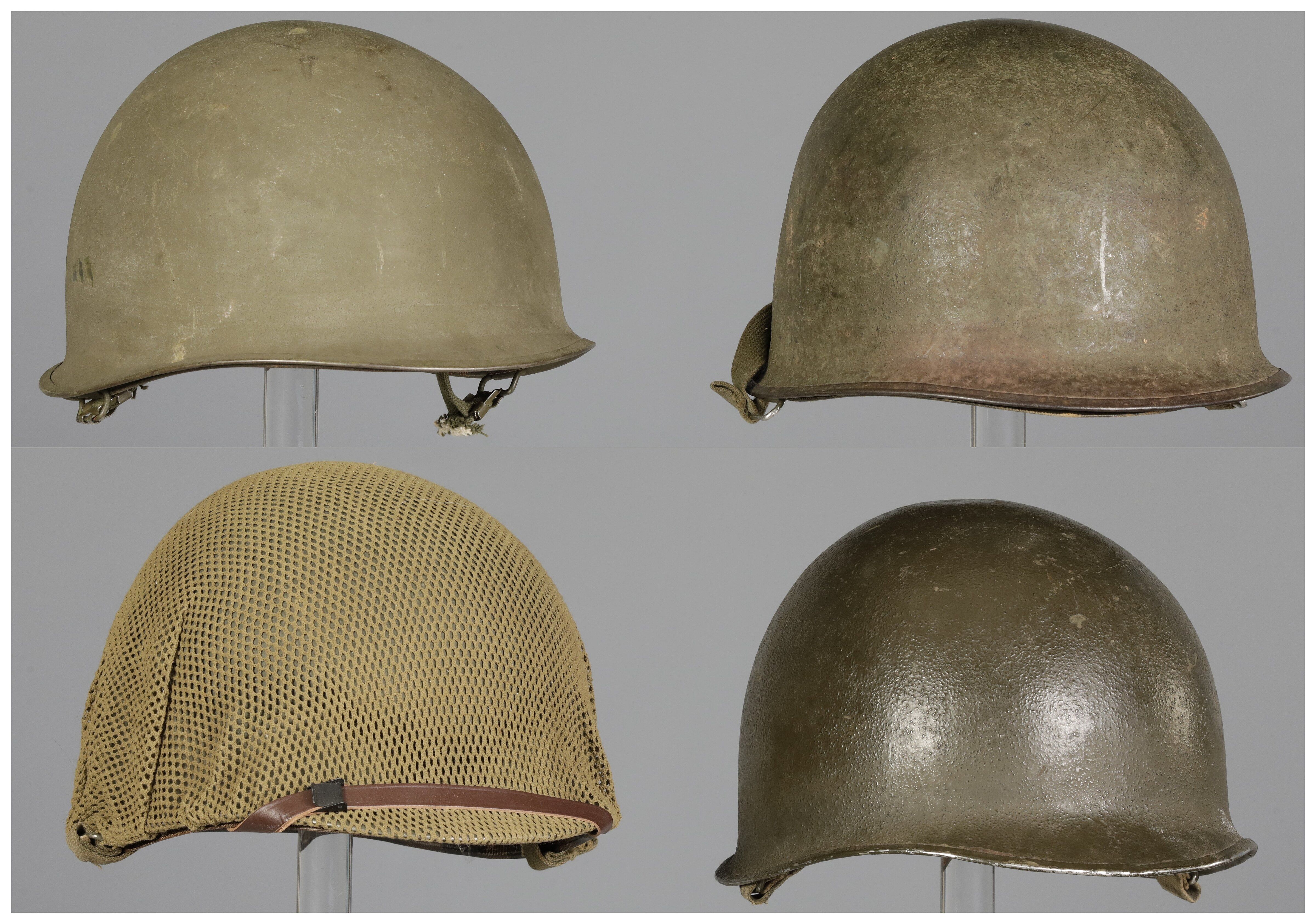 Four M1 Helmets | Rock Island Auction