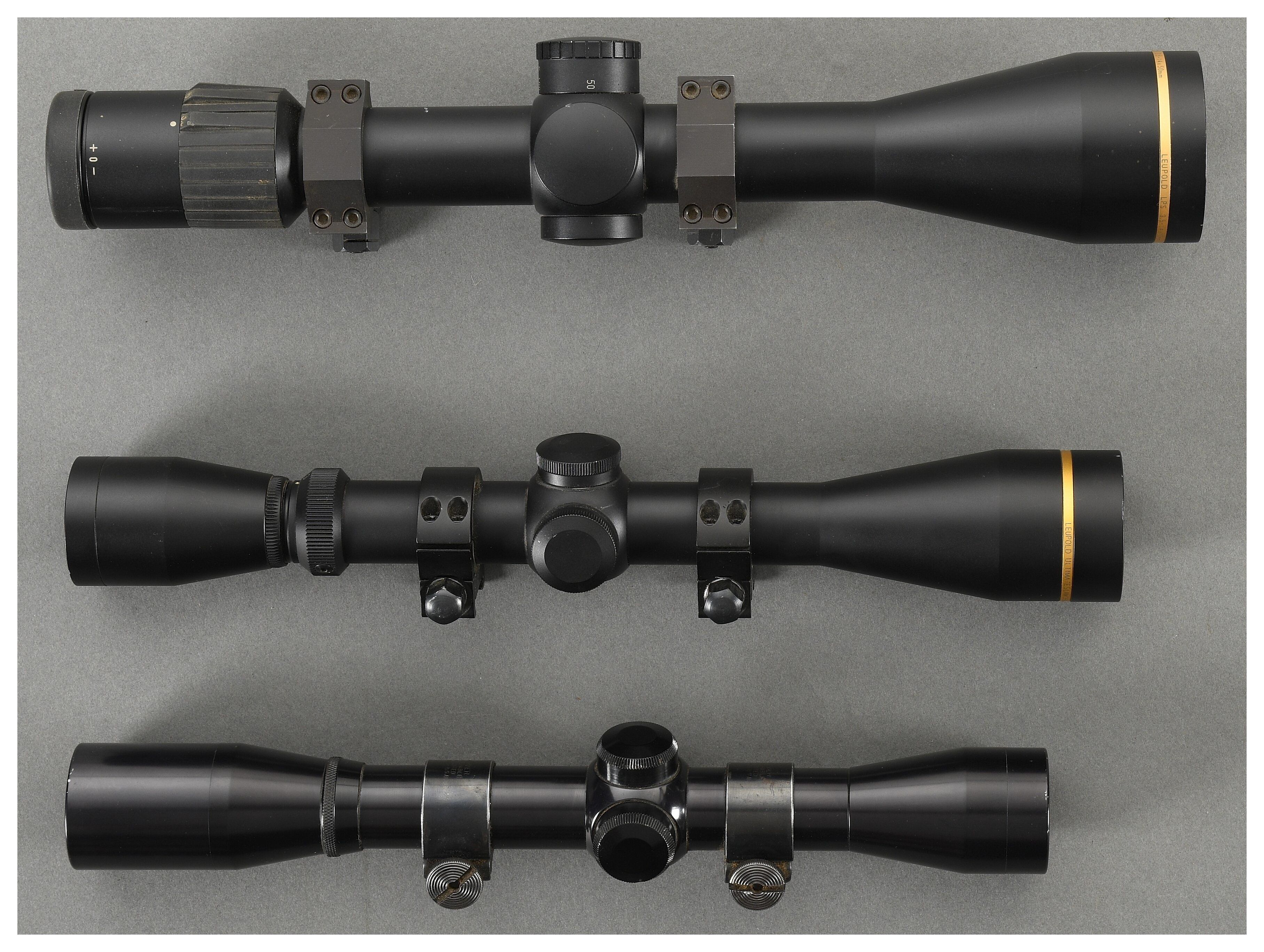 Three Rifle Scopes | Rock Island Auction