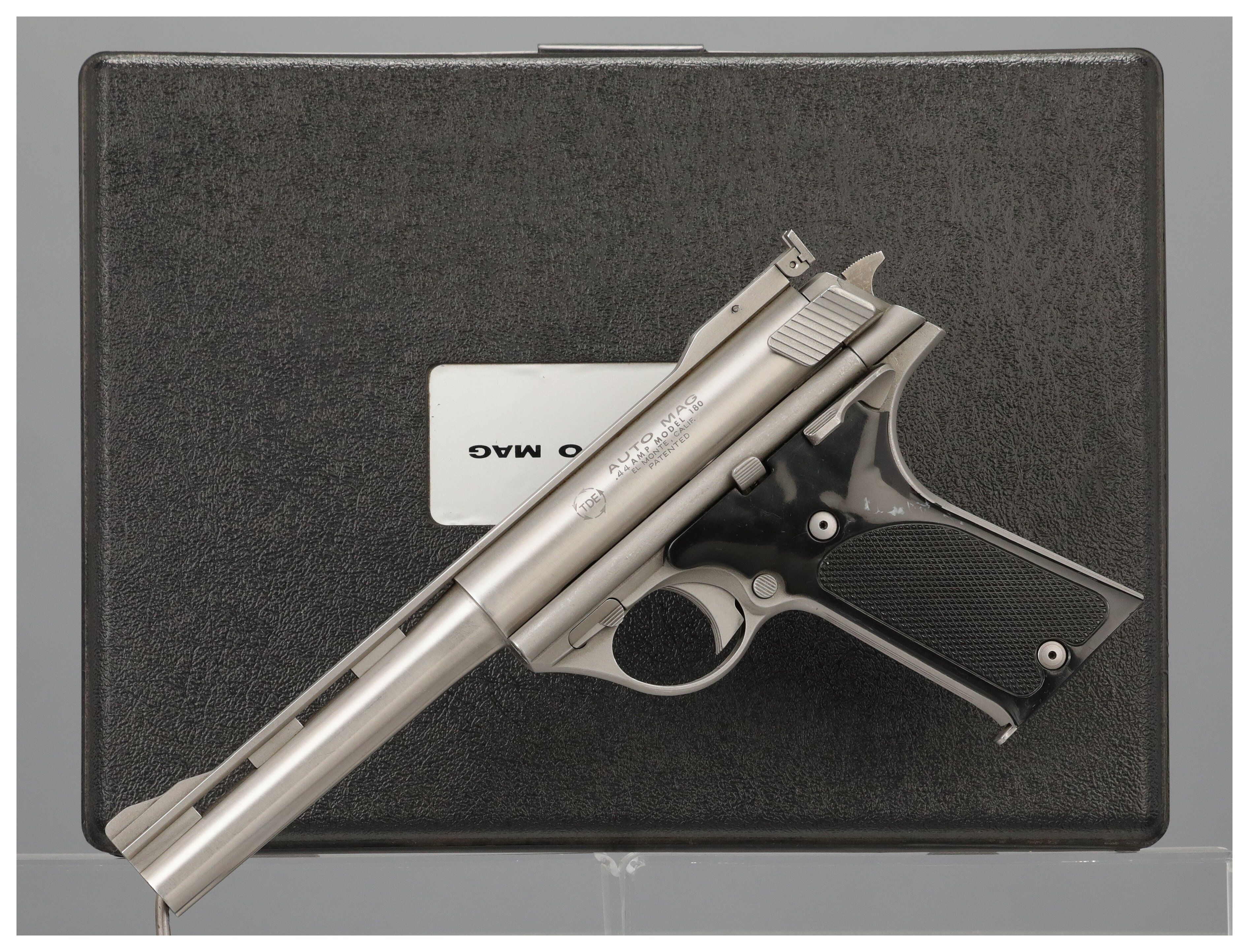 TDE Auto Mag Model 180 Semi-Automatic Pistol with Case | Rock Island ...