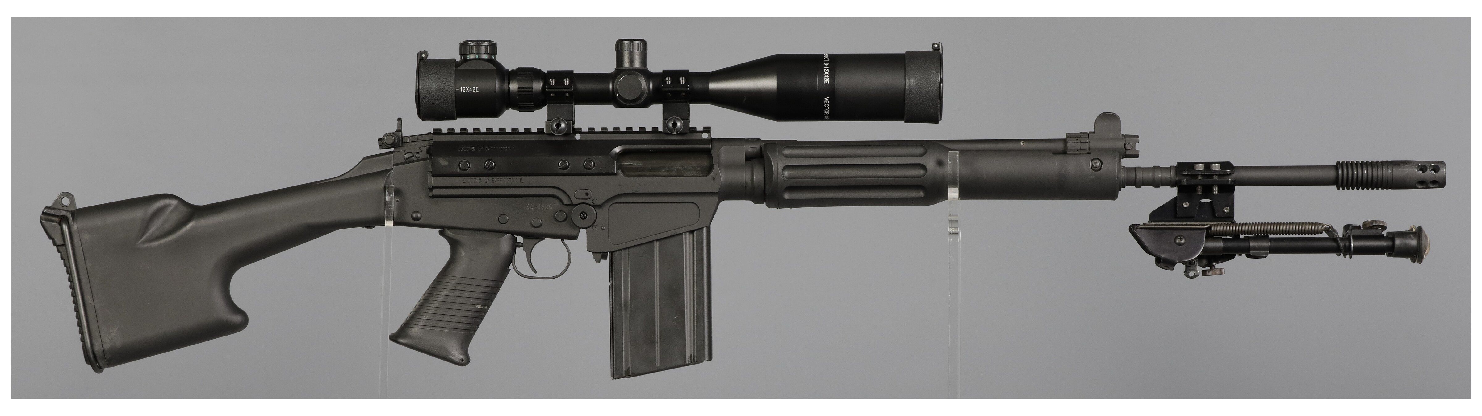 DSA Inc. SA58 Semi-Automatic Rifle with Scope and Bipod | Rock Island ...