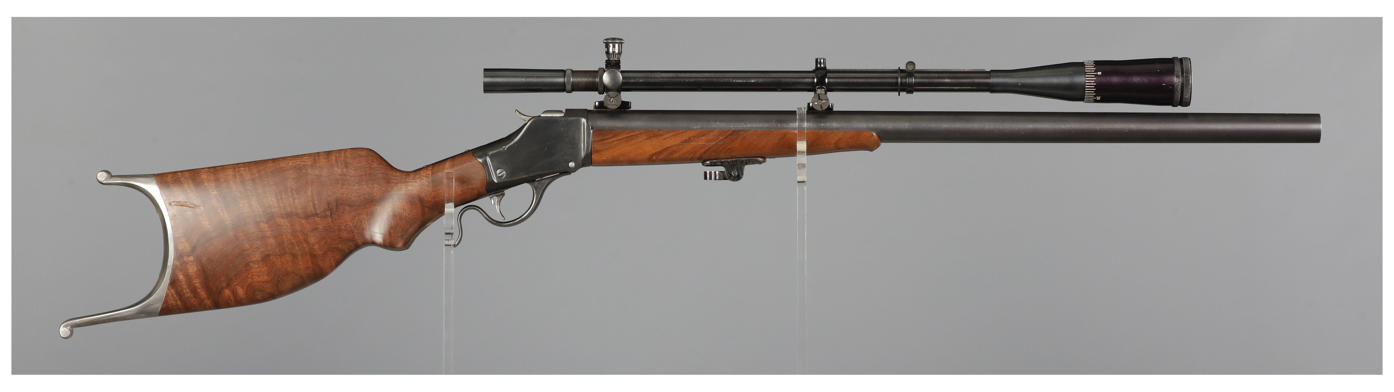 Upgraded Winchester Model 1885 High Wall Rifle with Scope | Rock Island ...