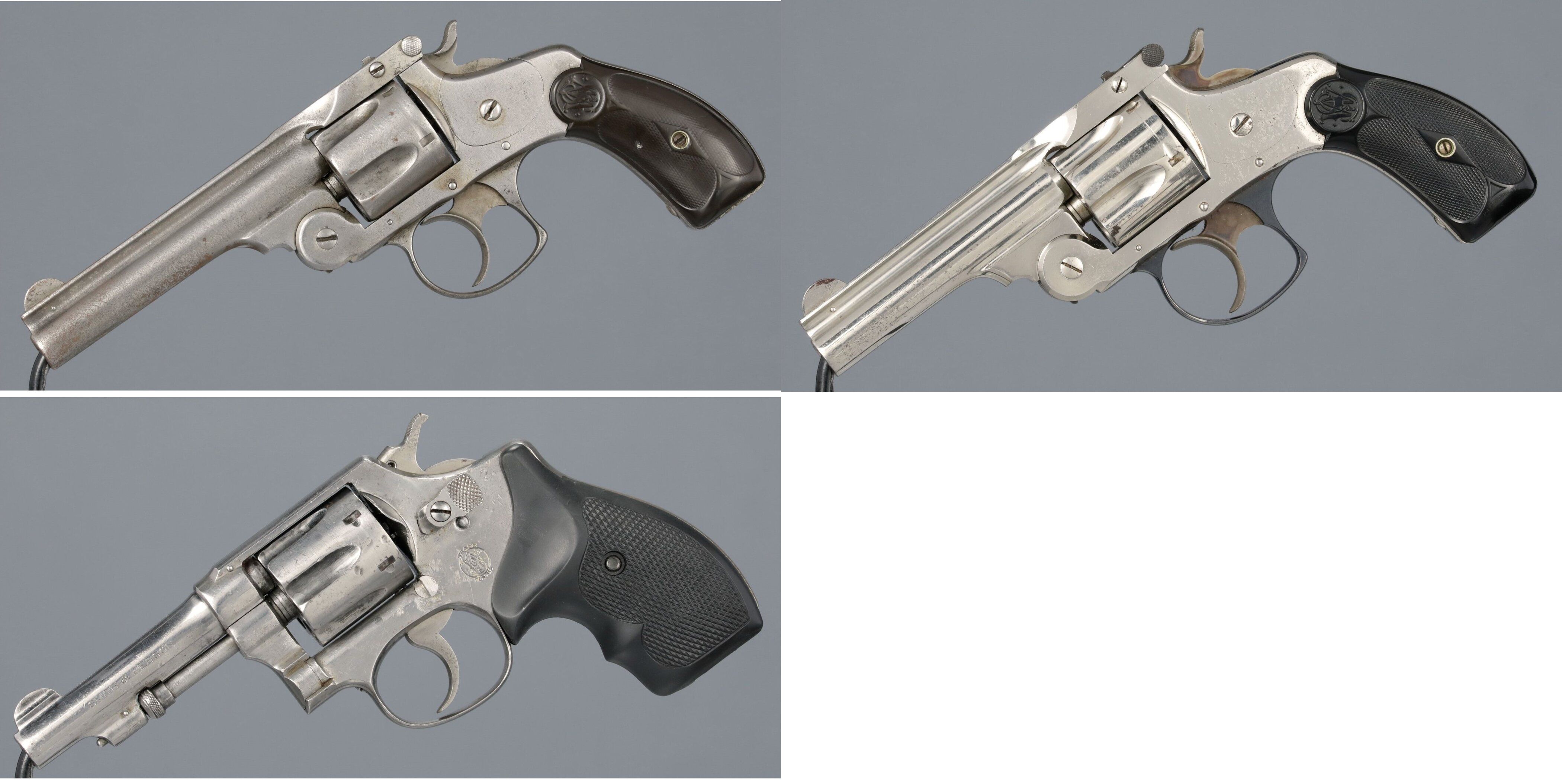 Three Smith & Wesson Double Action Revolvers | Rock Island Auction