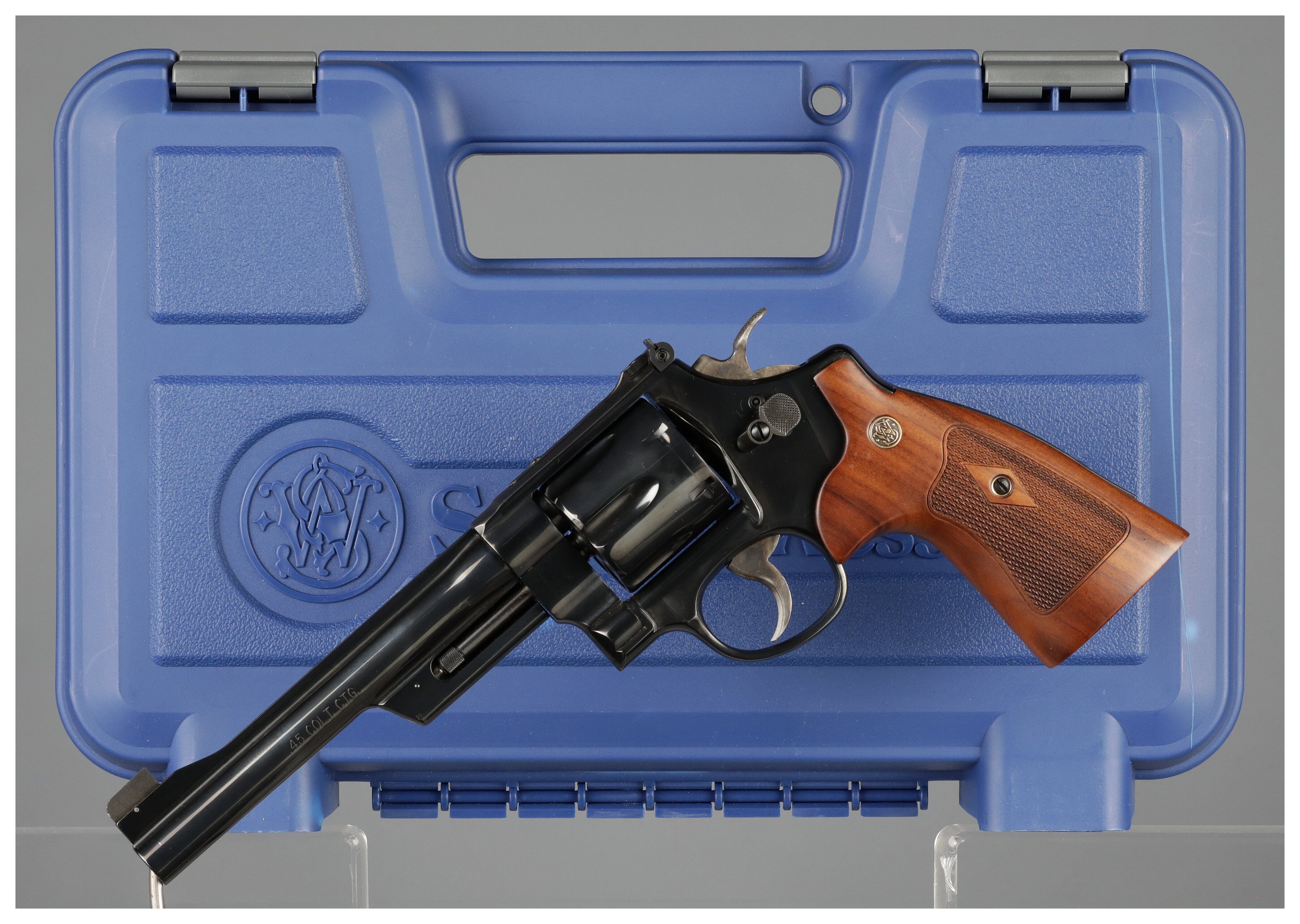 Smith & Wesson Model 25-15 Double Action Revolver with Case | Rock ...