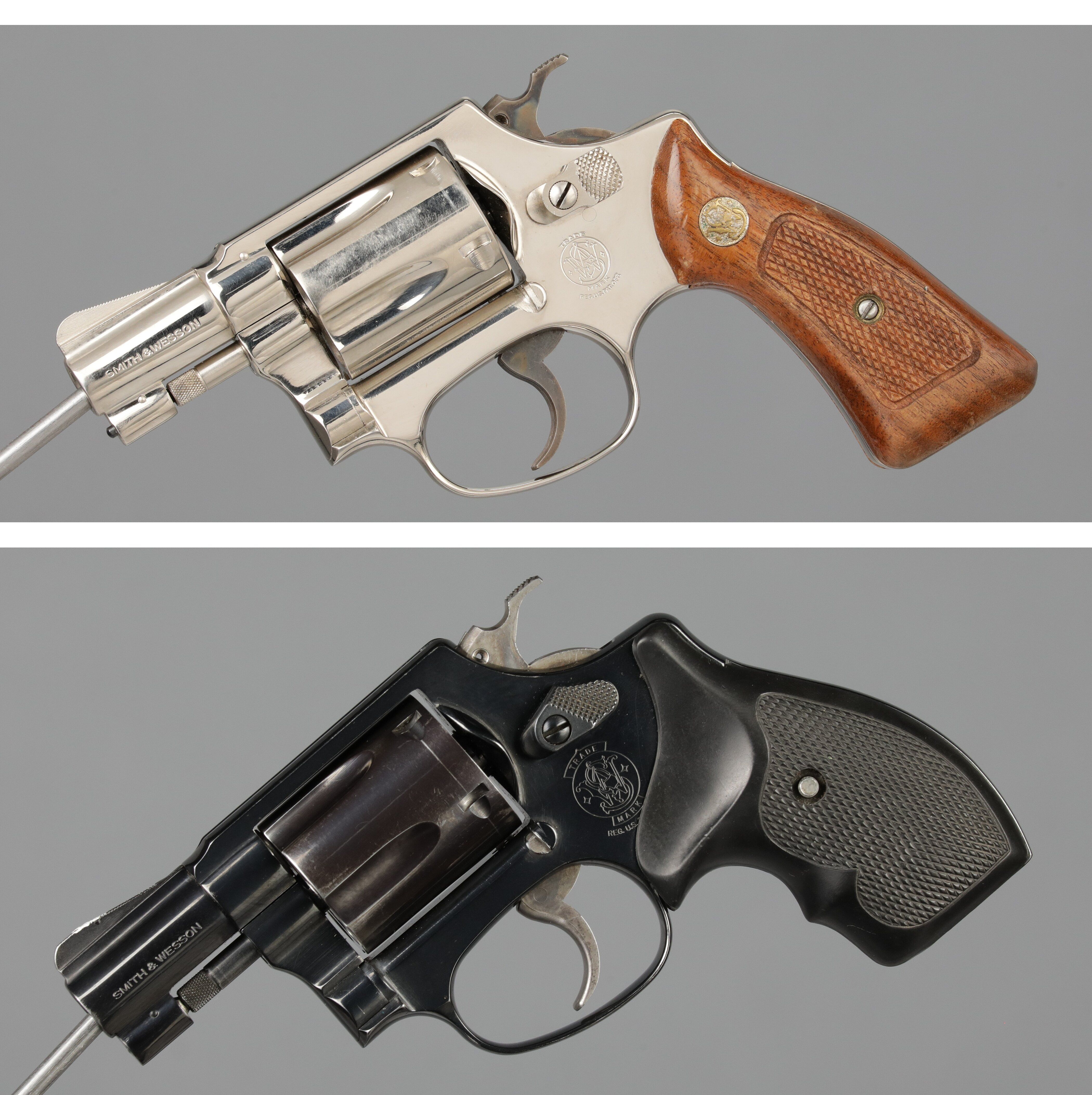 Two Smith & Wesson Model 36 Double Action Revolvers | Rock Island Auction