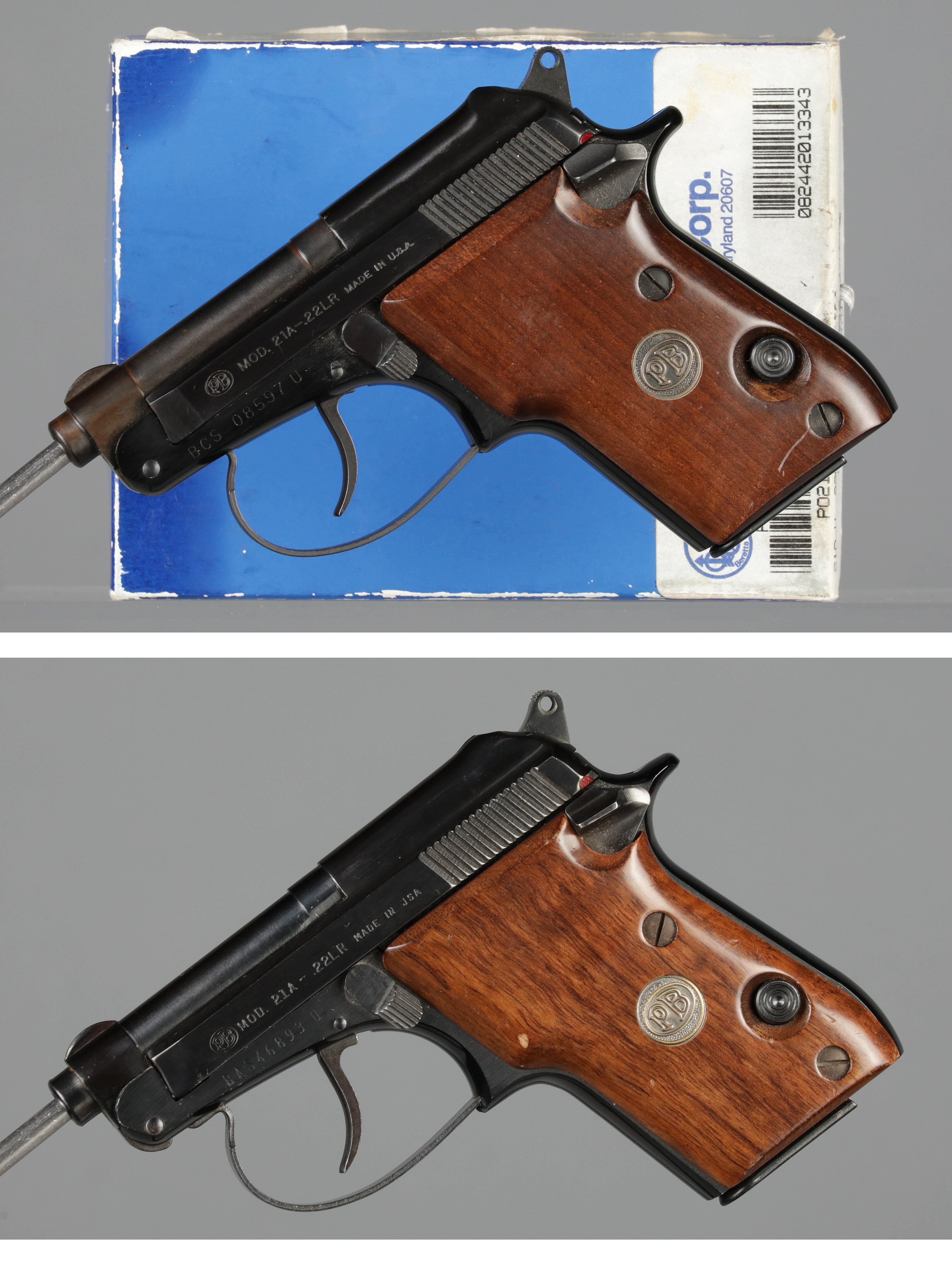 Two Beretta Model 21A Semi-Automatic Pistols | Rock Island Auction