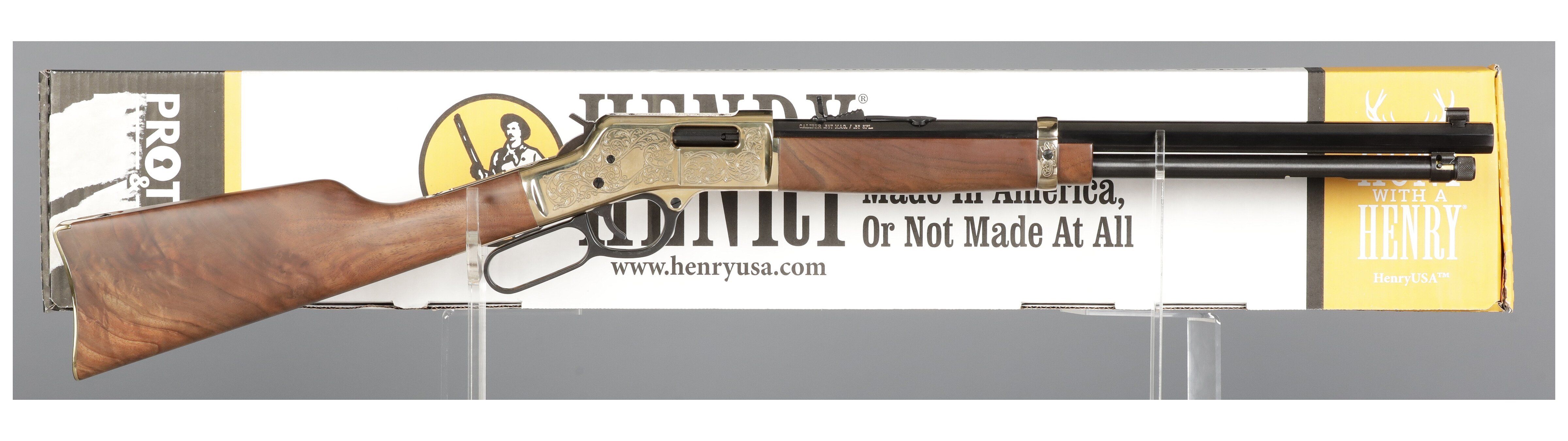 Engraved Henry Repeating Arms Model H006MD3 Deluxe Rifle | Rock Island ...