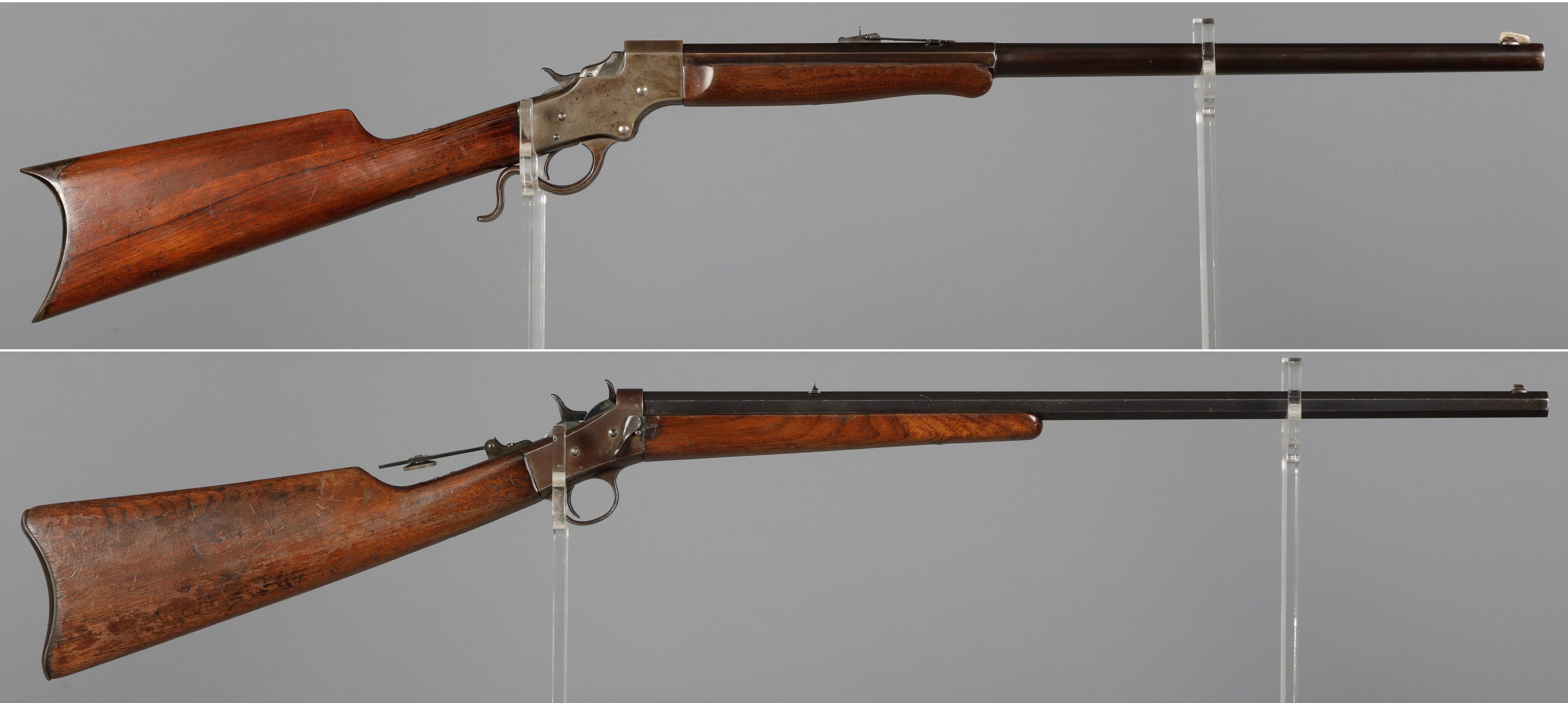 Two American Single Shot Rimfire Rifles | Rock Island Auction
