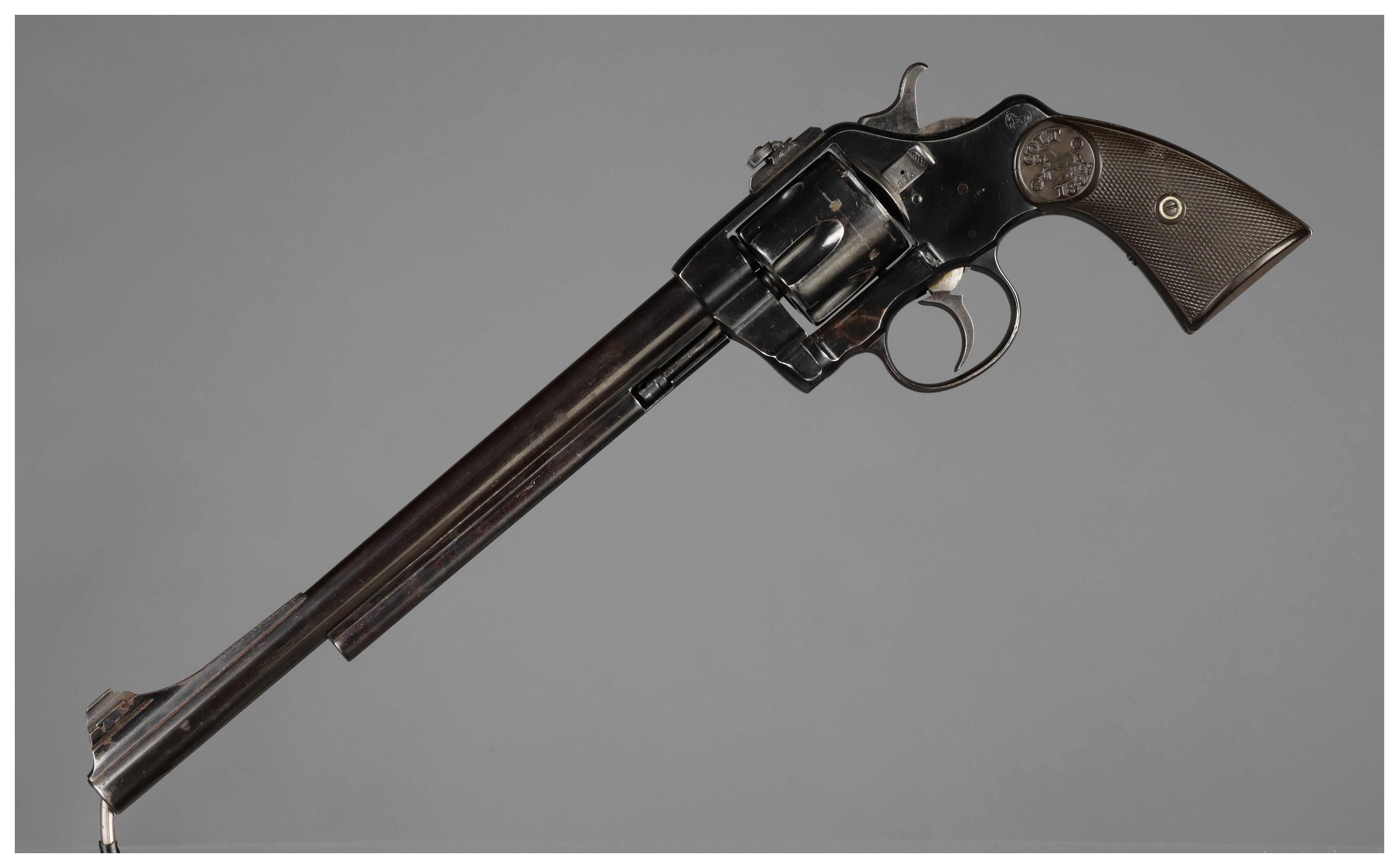 Upgraded Antique Colt New Army Double Action Revolver | Rock Island Auction