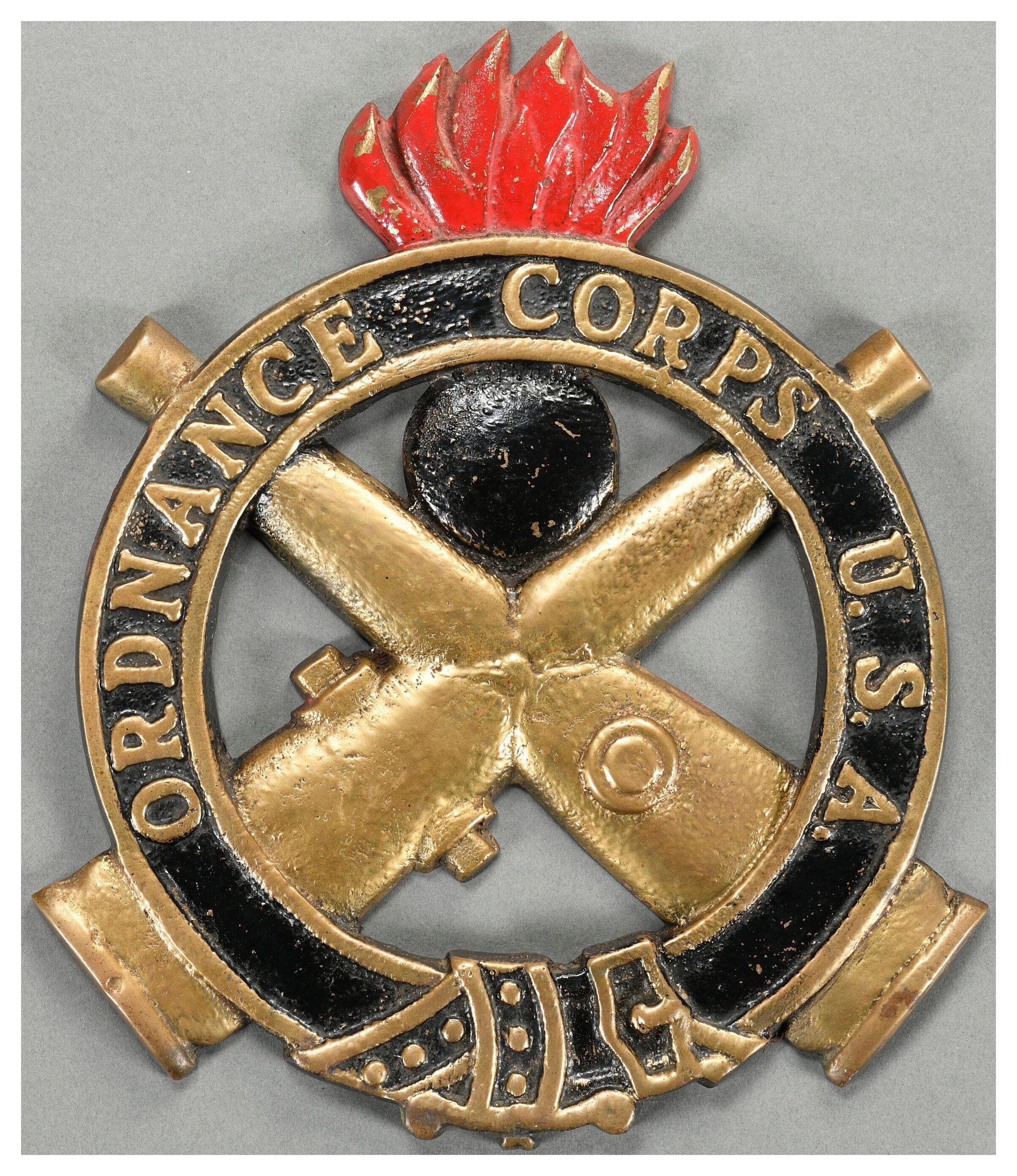 Brass Ordnance Corp Insignia | Rock Island Auction