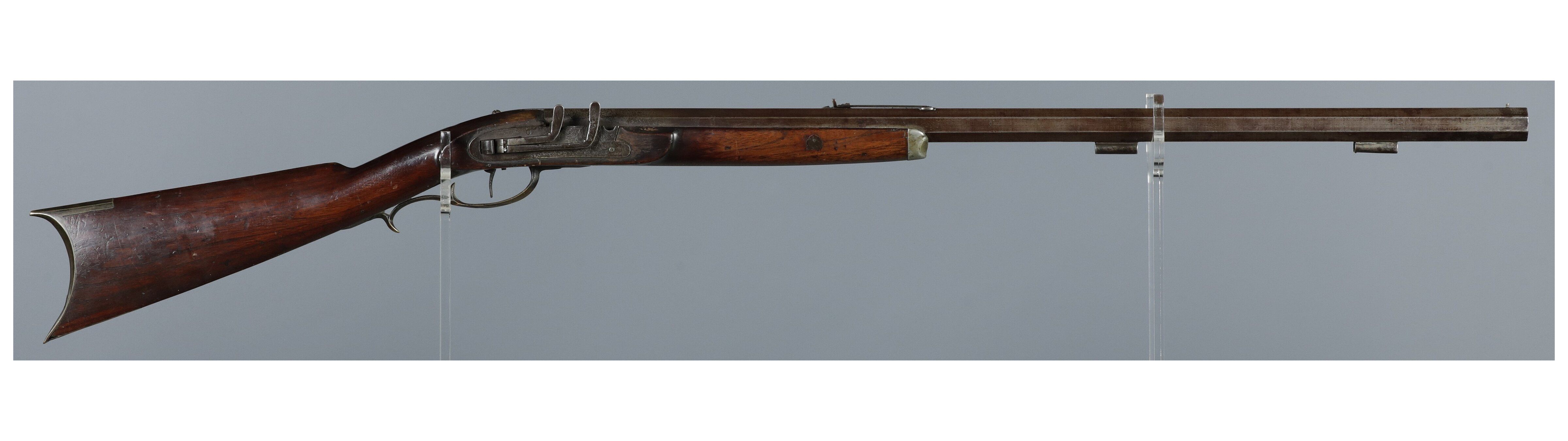 Two Shot Mule Ear Percussion Rifle | Rock Island Auction