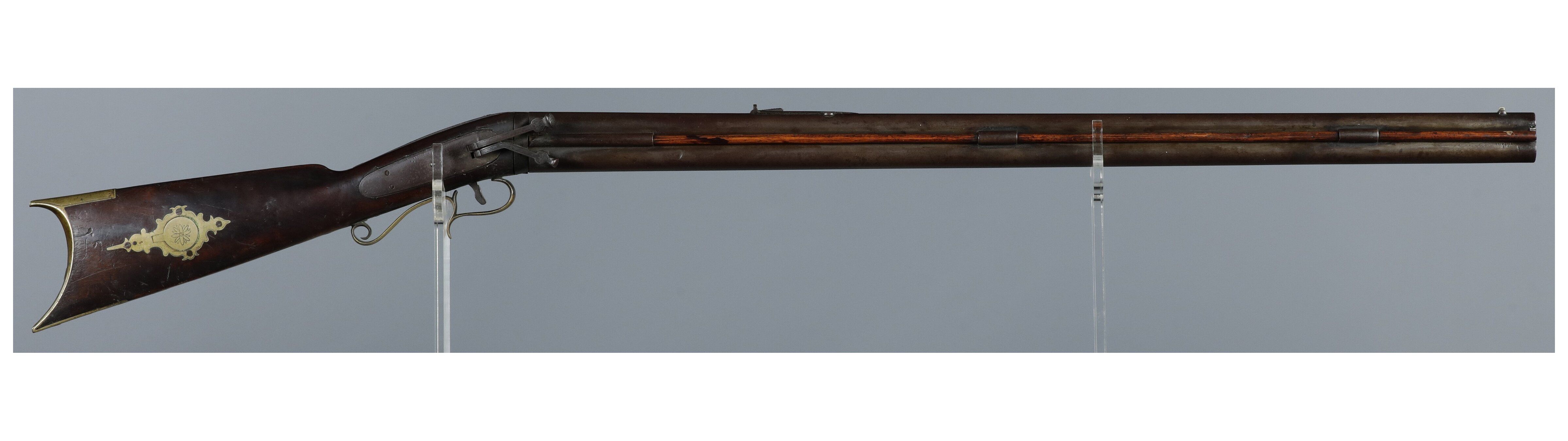 S. Hale Marked Mule Ear Over/Under Percussion Combination Gun | Rock ...