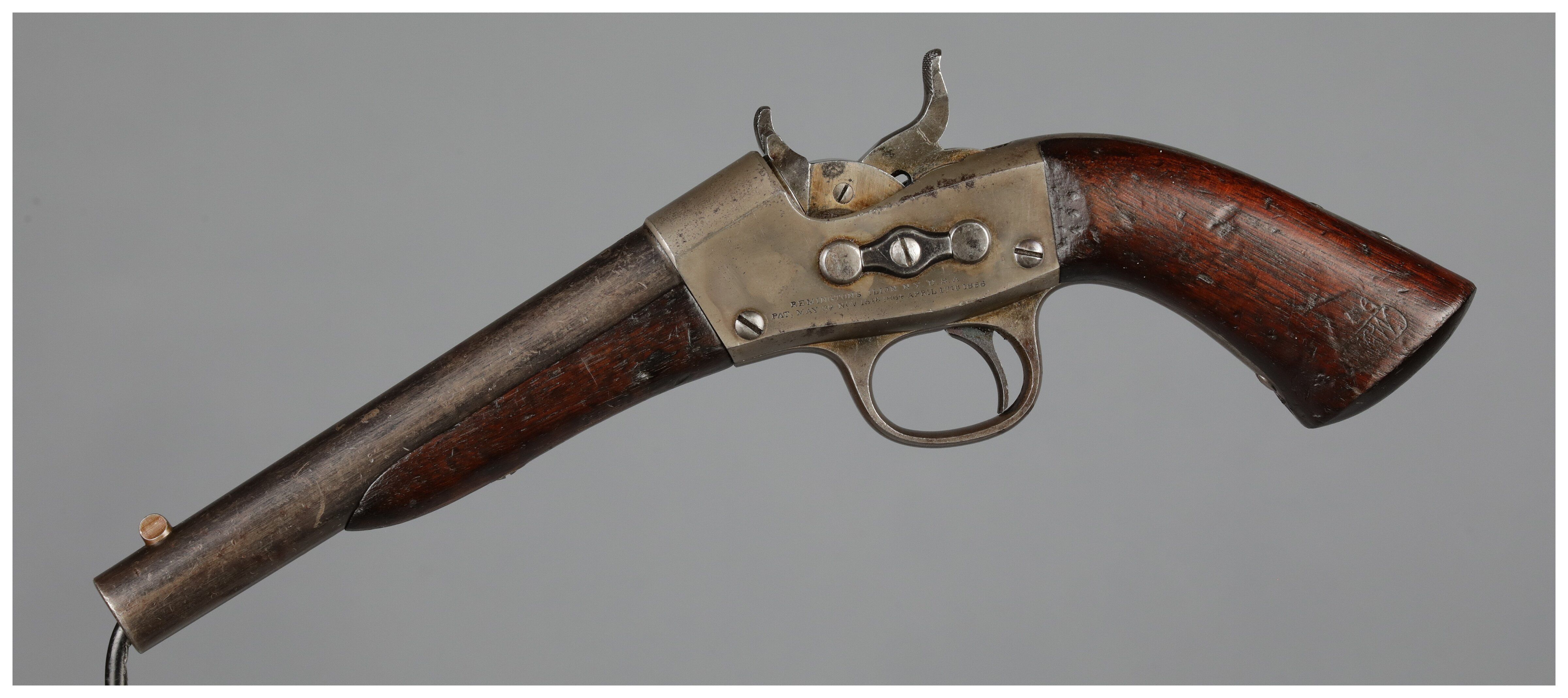 U.S. Remington Model 1867 Navy Rolling Block Pistol | Rock Island Auction