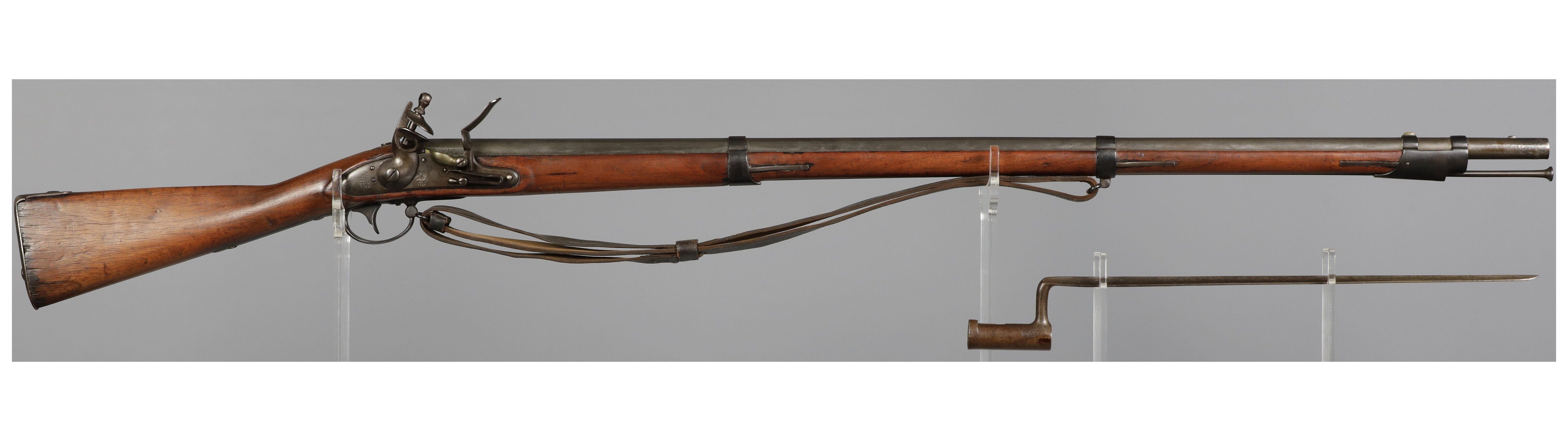 U.S. Springfield Model 1816 Flintlock Musket with Bayonet | Rock Island ...