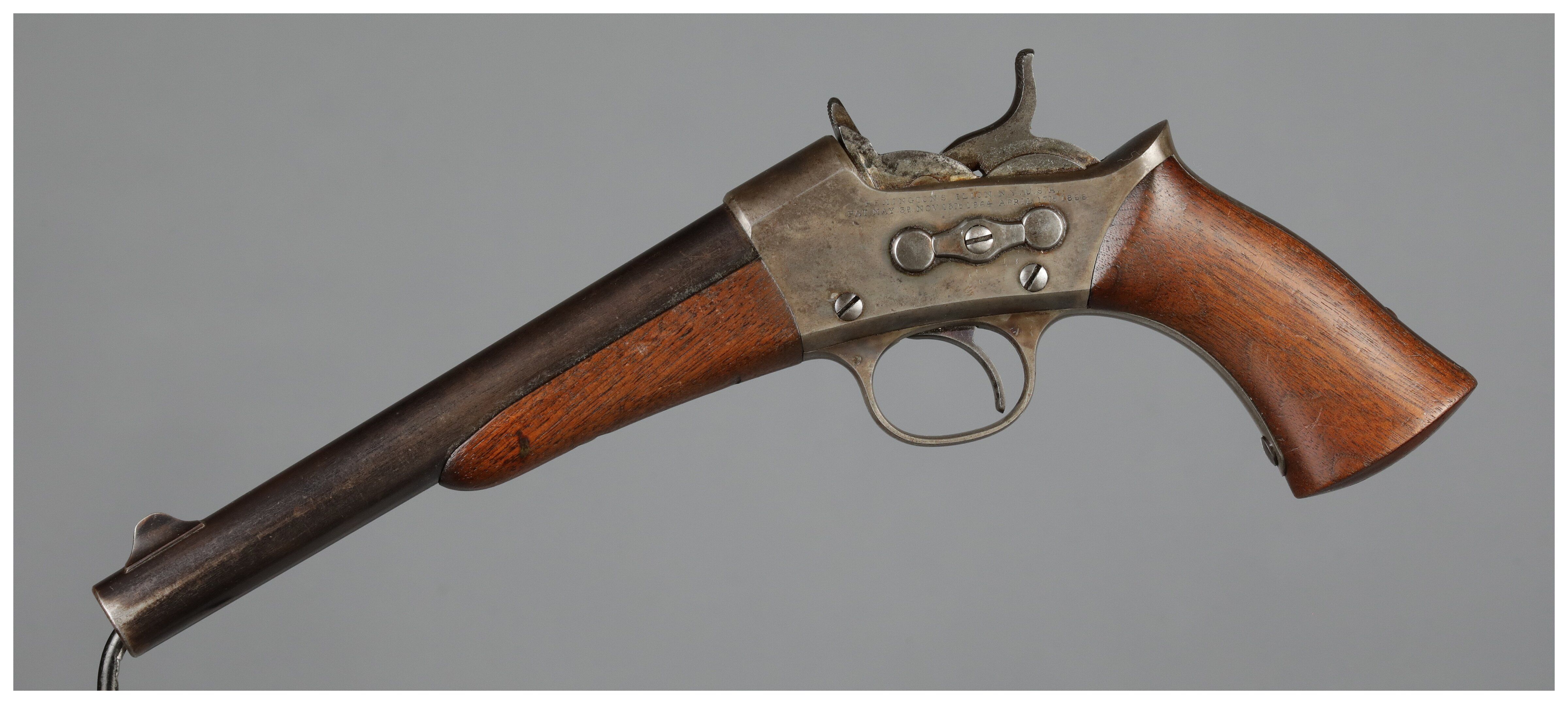Scarce Commercial Remington Model 1871 Rolling Block Pistol | Rock ...