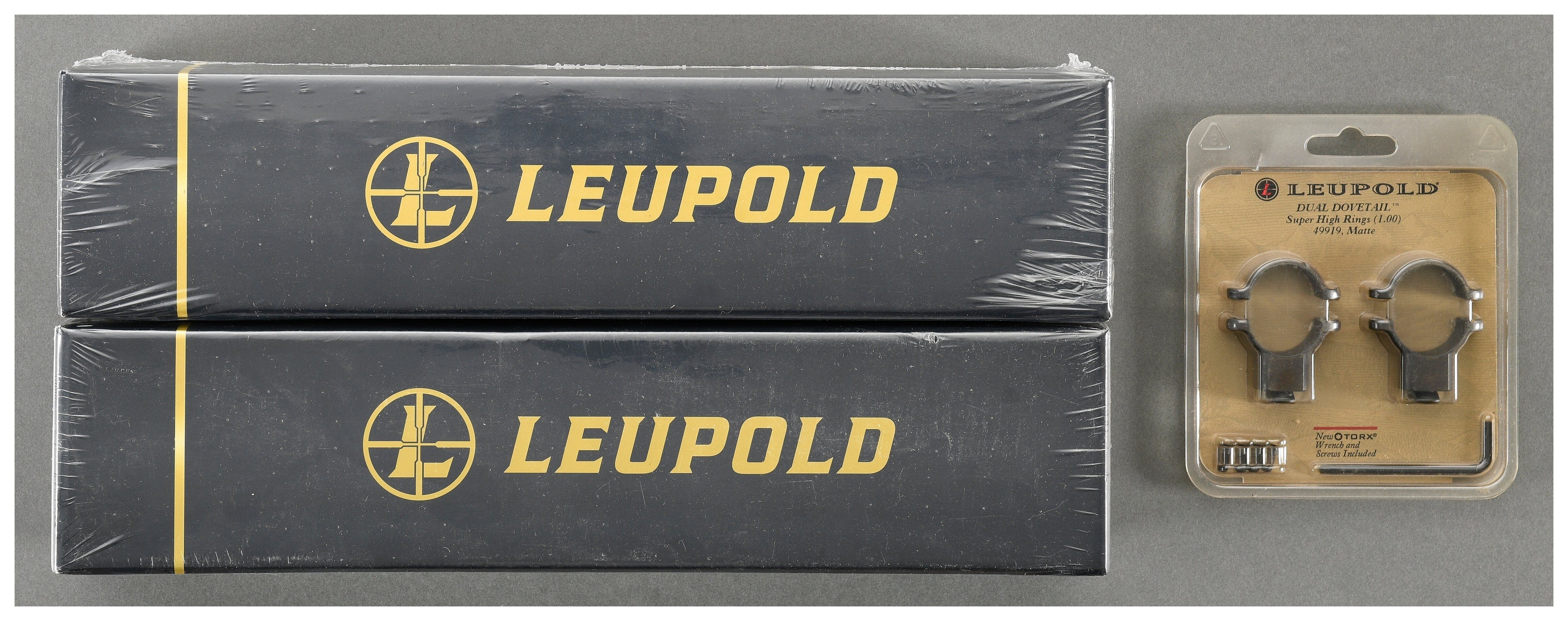 Two Leupold Scopes with Boxes | Rock Island Auction