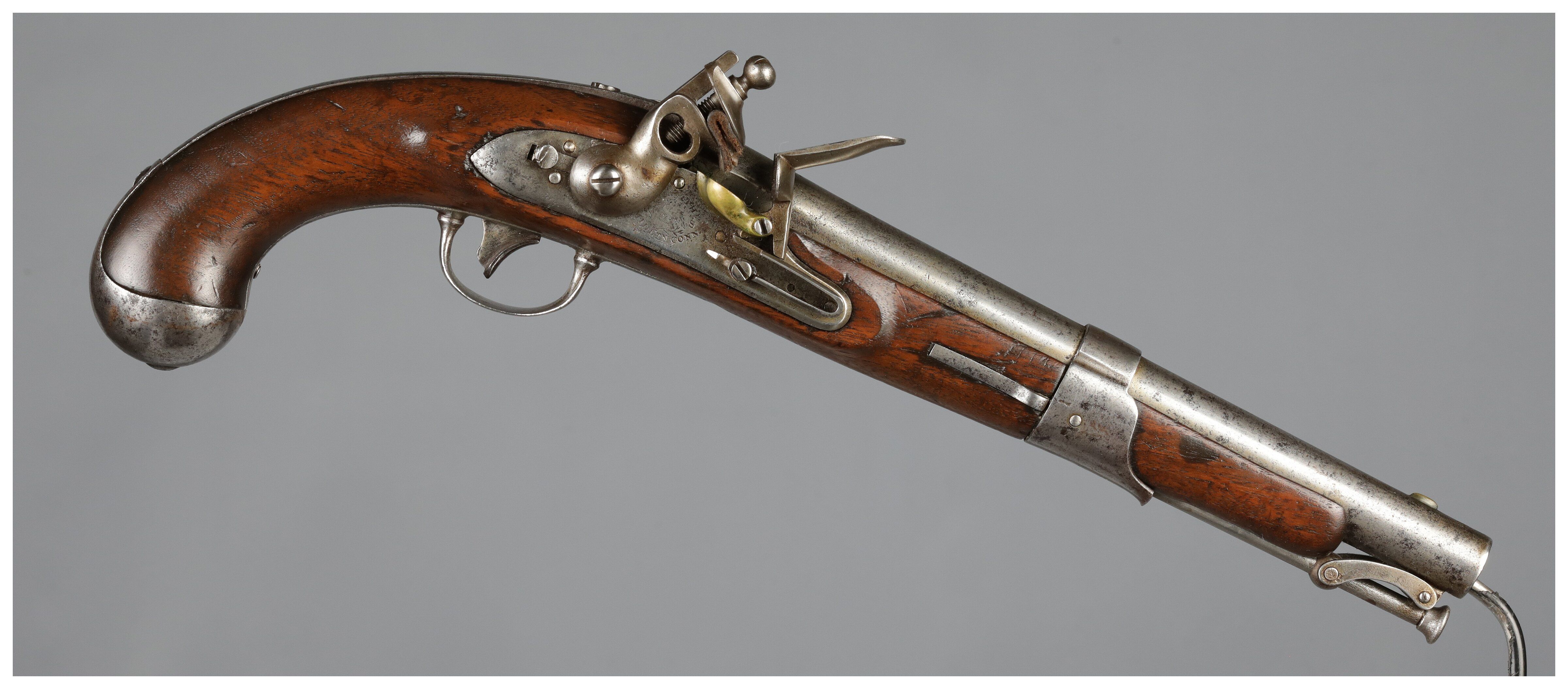 U.S. Simeon North Model 1819 Flintlock Pistol | Rock Island Auction
