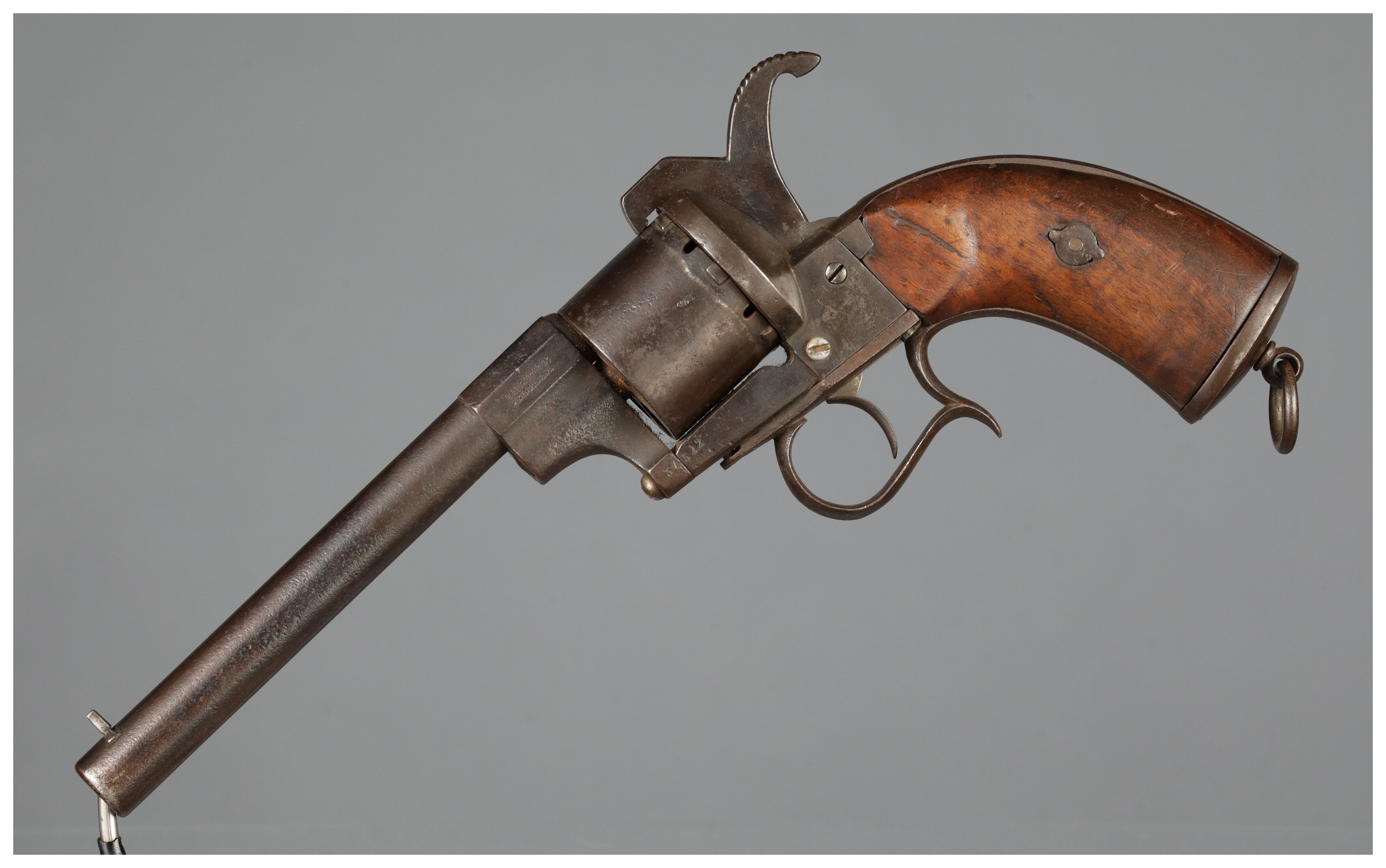 Belgian Lefaucheux Single Action Pinfire Revolver | Rock Island Auction